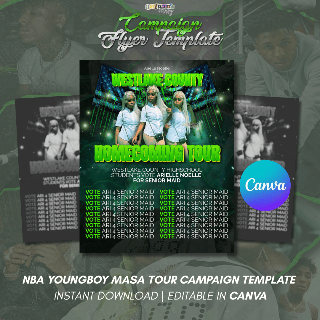 Masa Tour Campaign Flyer (Canva Template) - Payhip