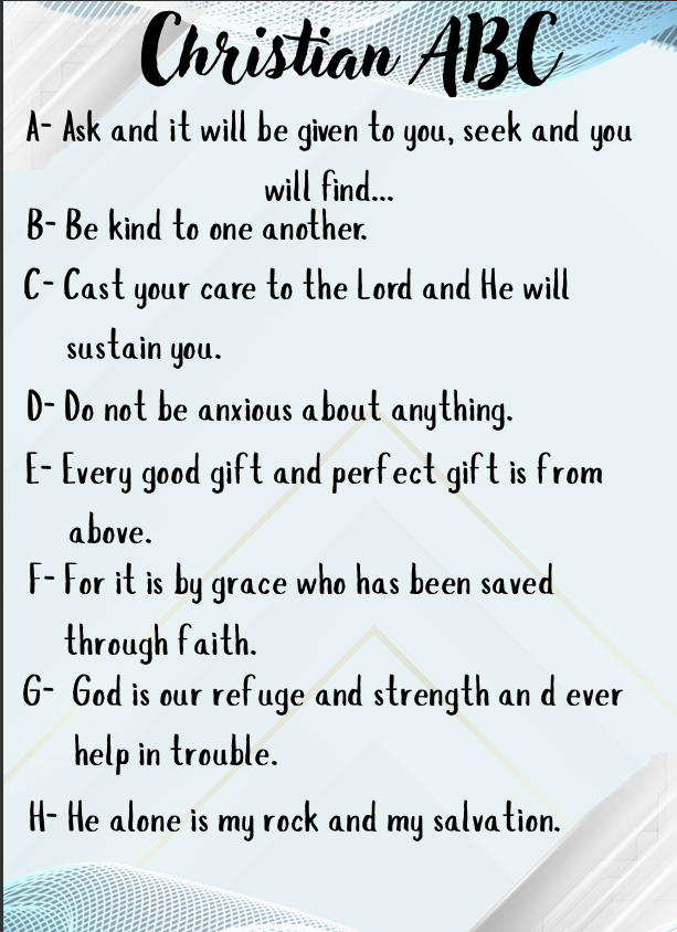 Christian Alphabet & Poster - Payhip