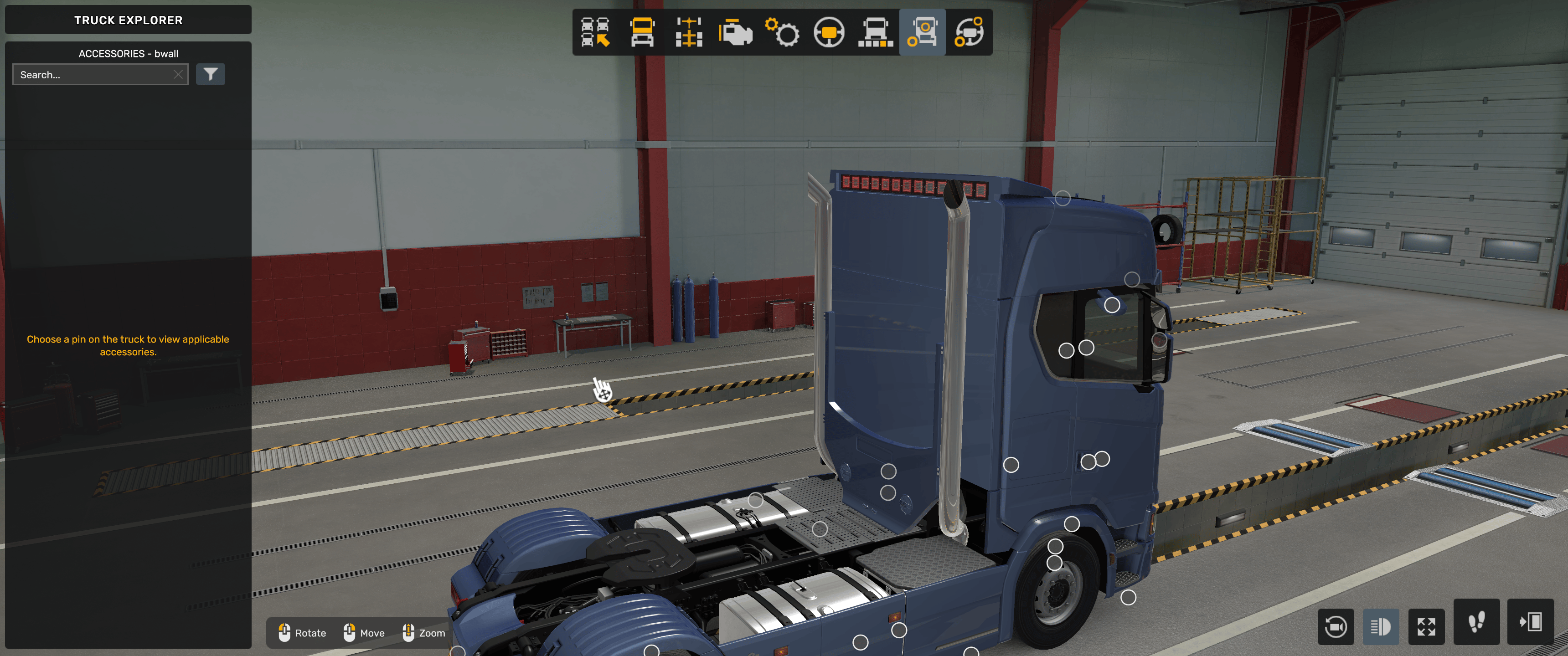 ,*[bwall tuning part] Scania NG back wall for short spoiler V3 - Payhip