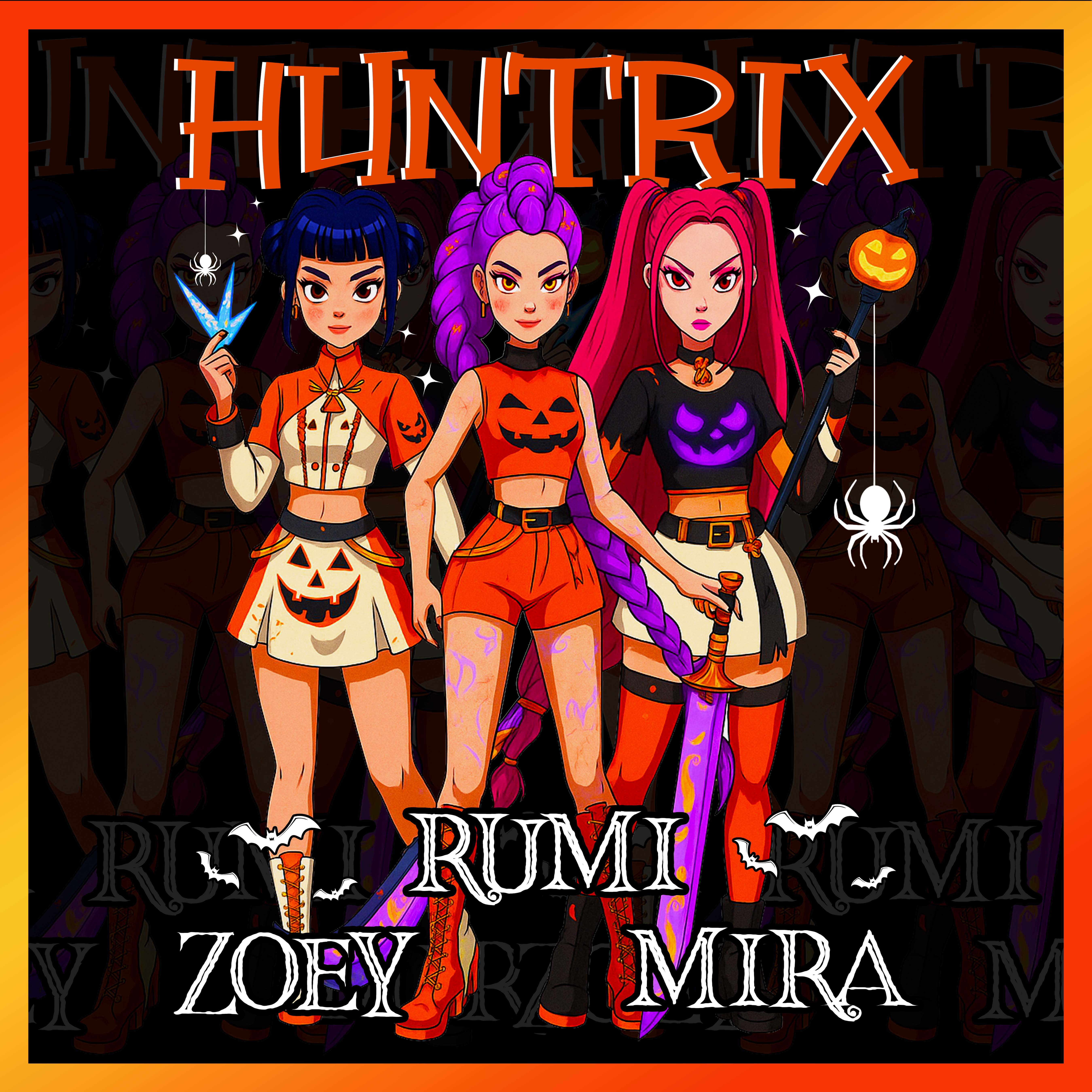 Huntrix Halloween Edition PNG Design - Payhip