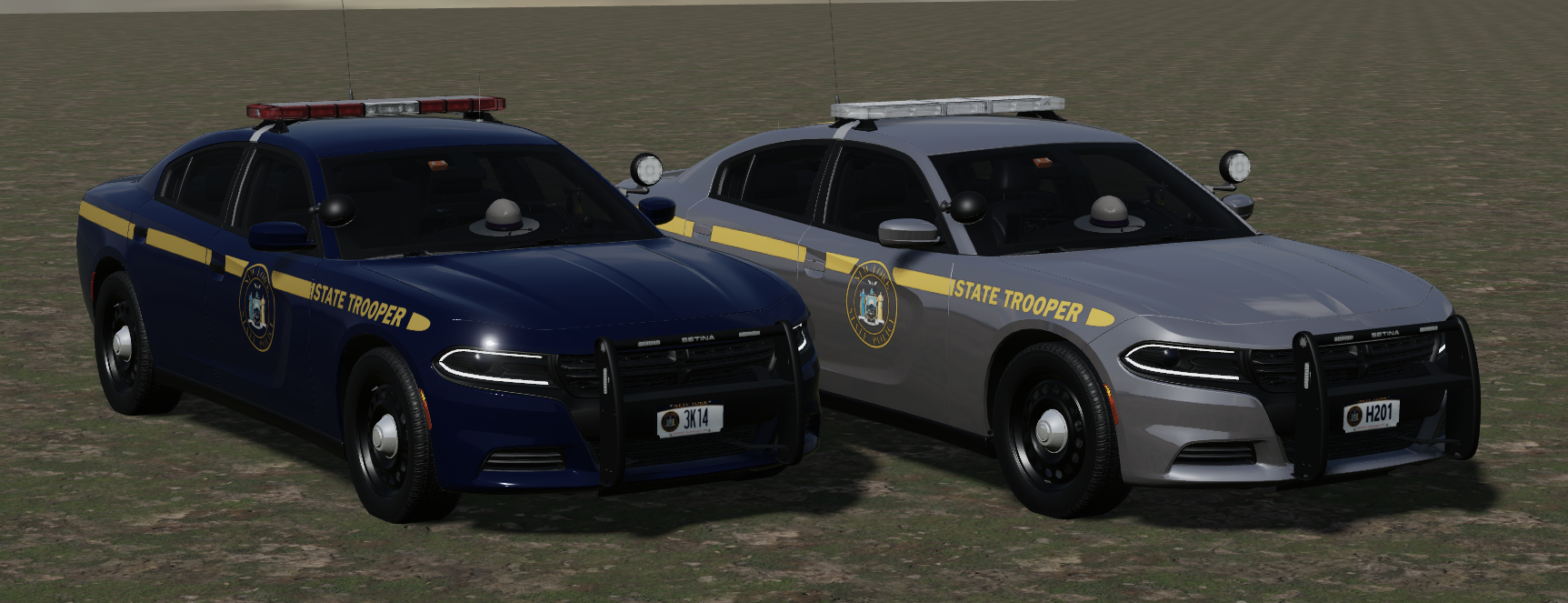 NYSP Liberty I and Gray Liberty II 2023 Charger Mini Pack - Payhip