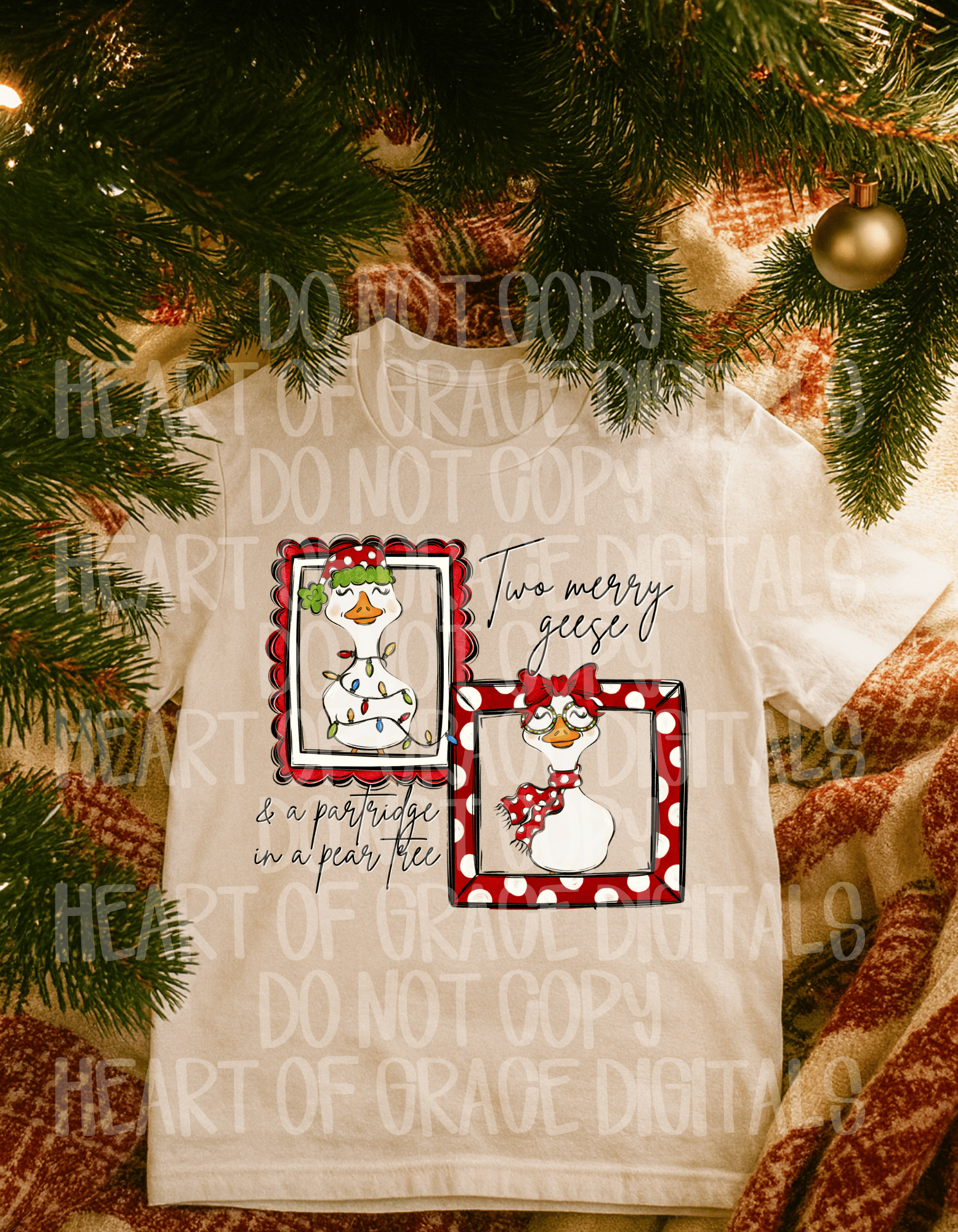 Two Merry Geese PNG - Payhip