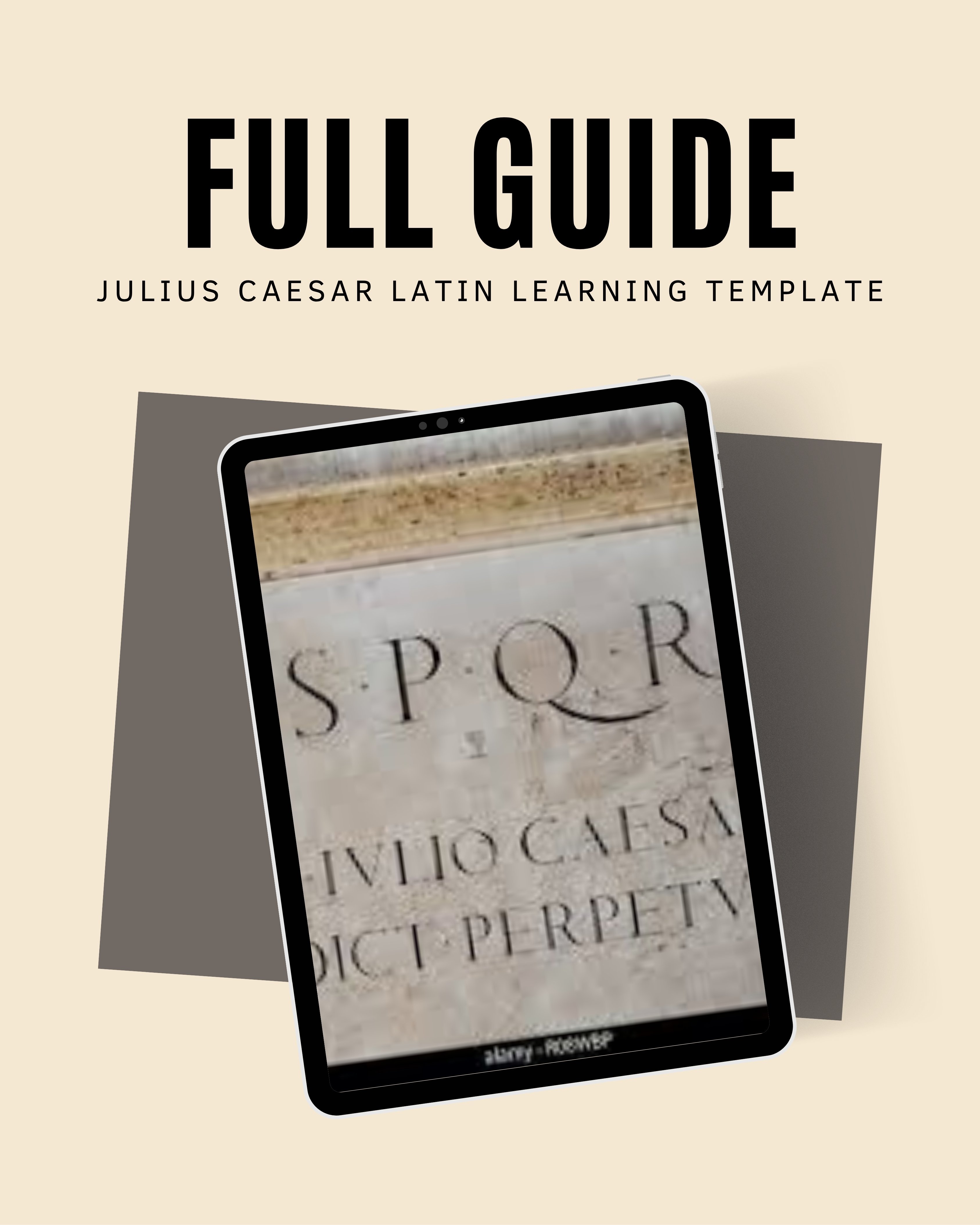 Julius Caesar Latin Classical Learning Template - Payhip
