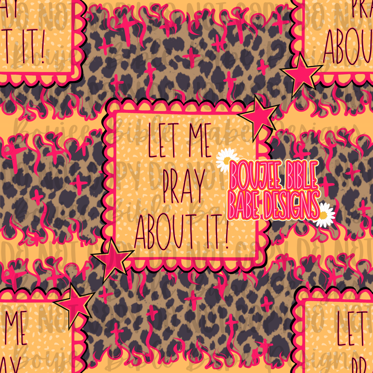 Pink Pray About It Seamless - Payhip