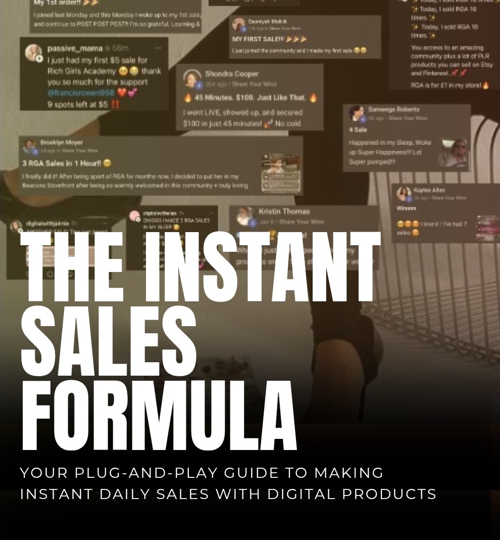 THE INSTANT SALES FORMULA - Payhip