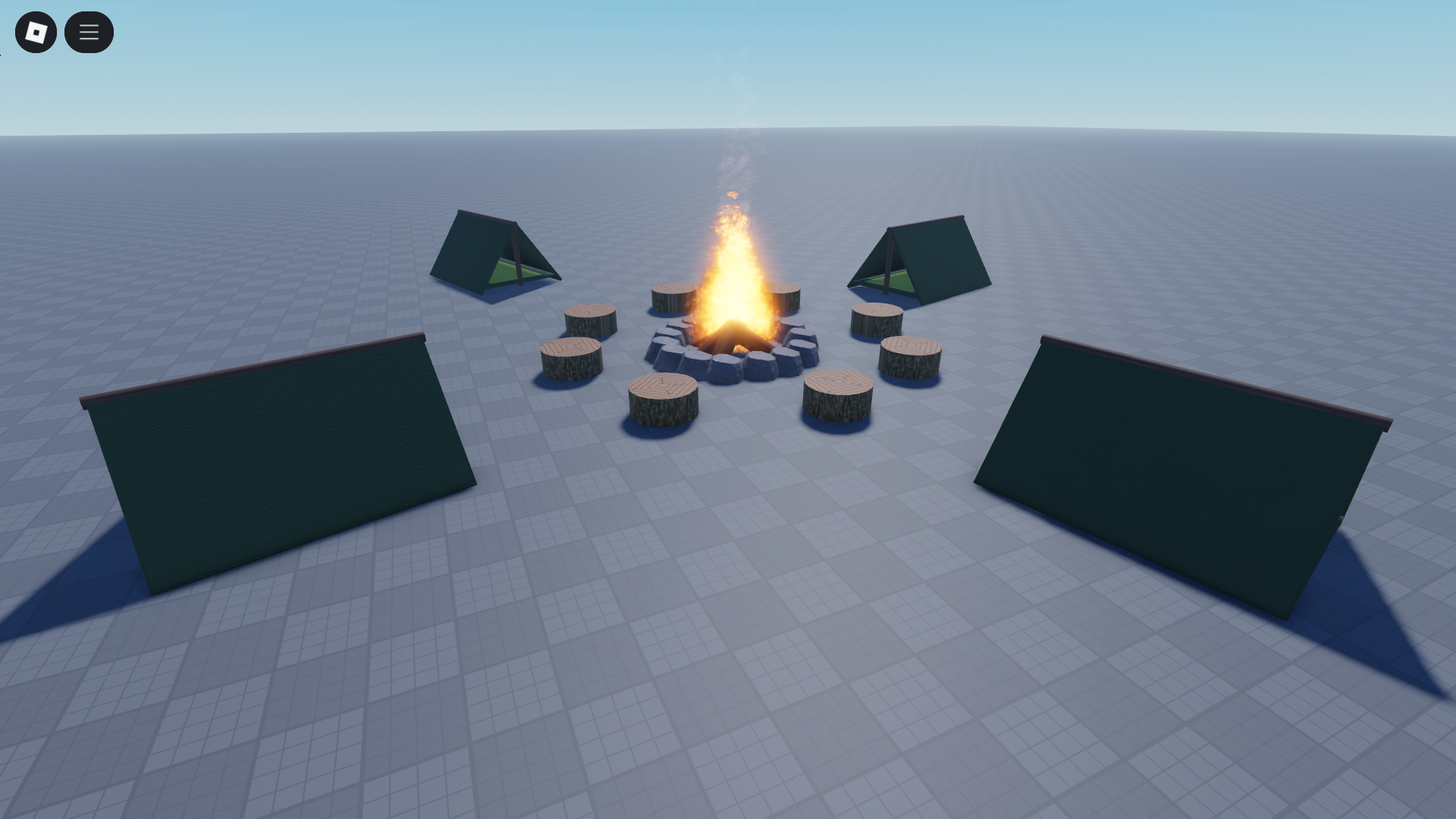FREE Campfire Set – Roblox Outdoor Roleplay Asset
