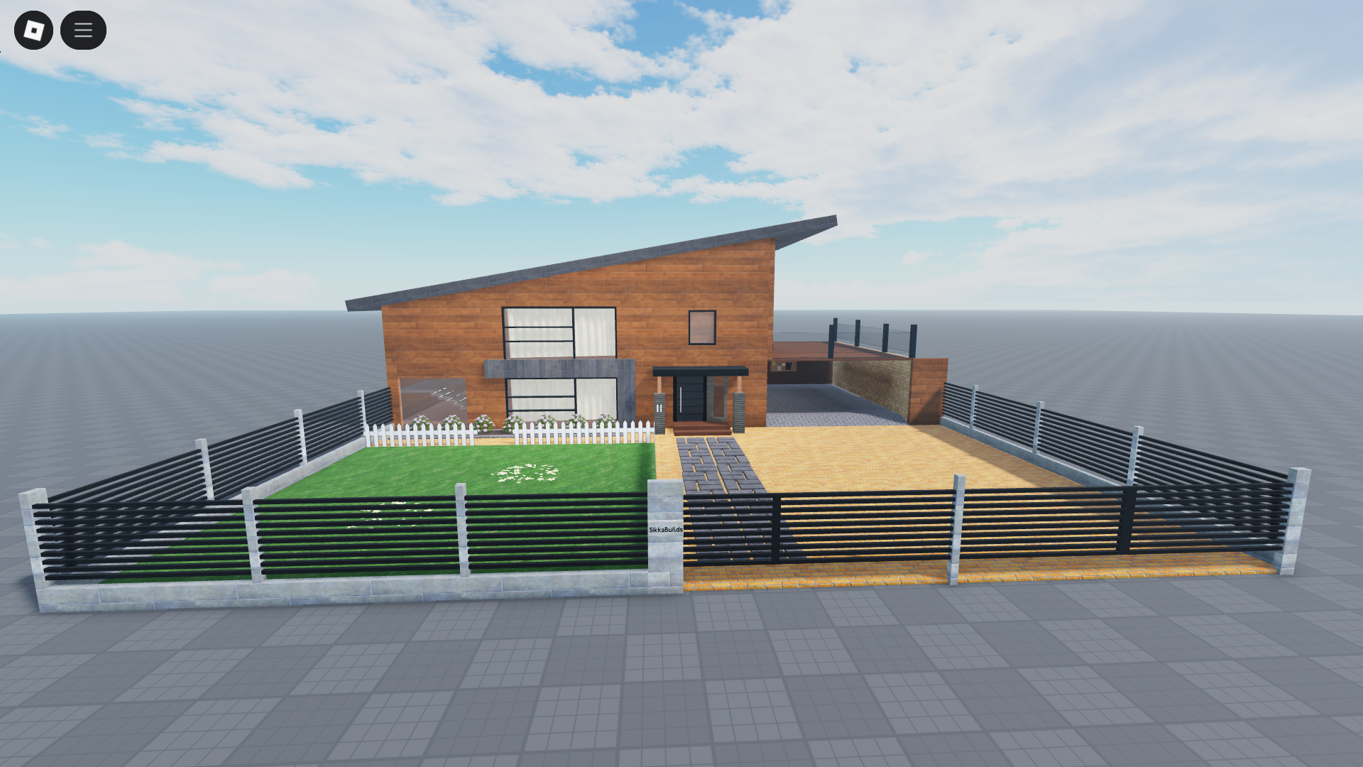 FREE Modern Wooden Cabin – Roblox Enterable Model Asset