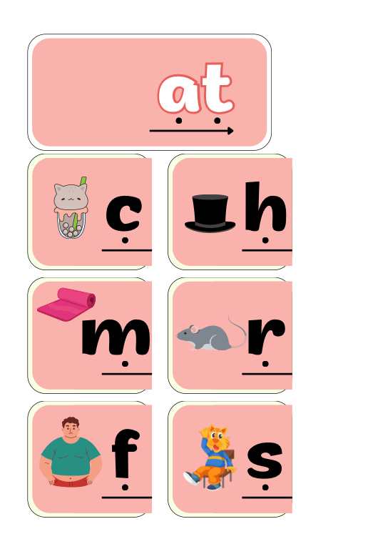 Flip-cards for reading. Short A - Payhip