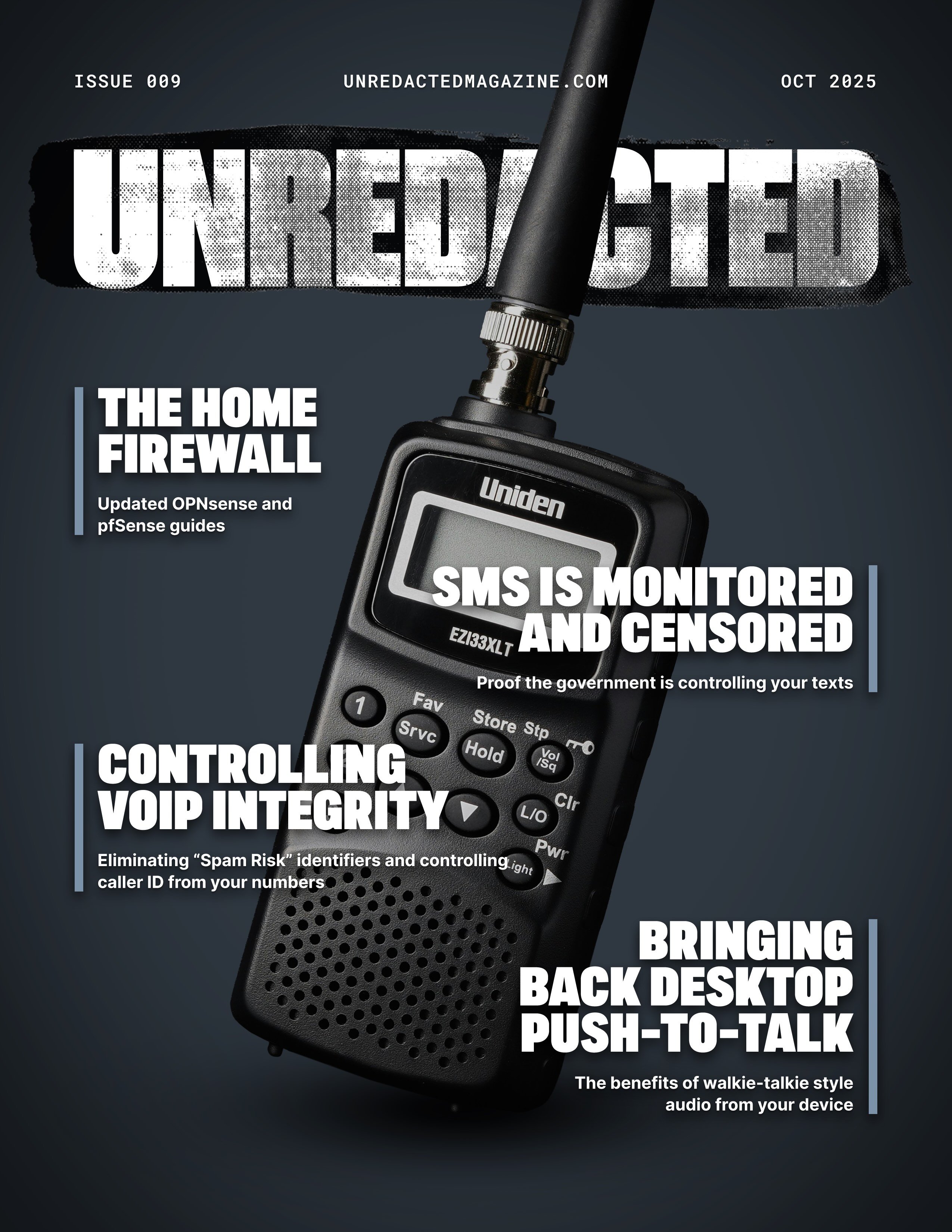 UNREDACTED Magazine: Issue 009 - Payhip