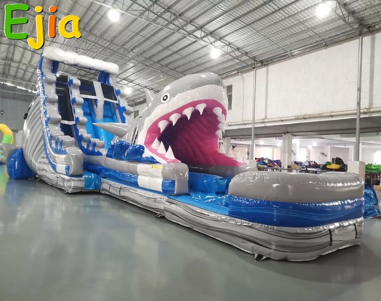 Commercial Grade Inflatable Water Slide Shark Blow Up Water Slide ...