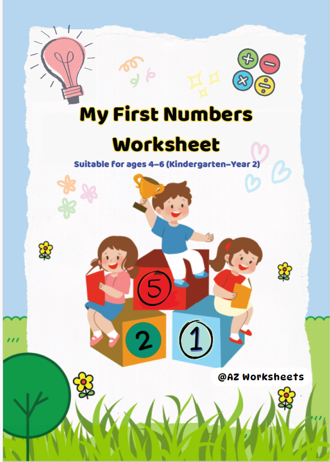 My First Numbers worksheet - Payhip