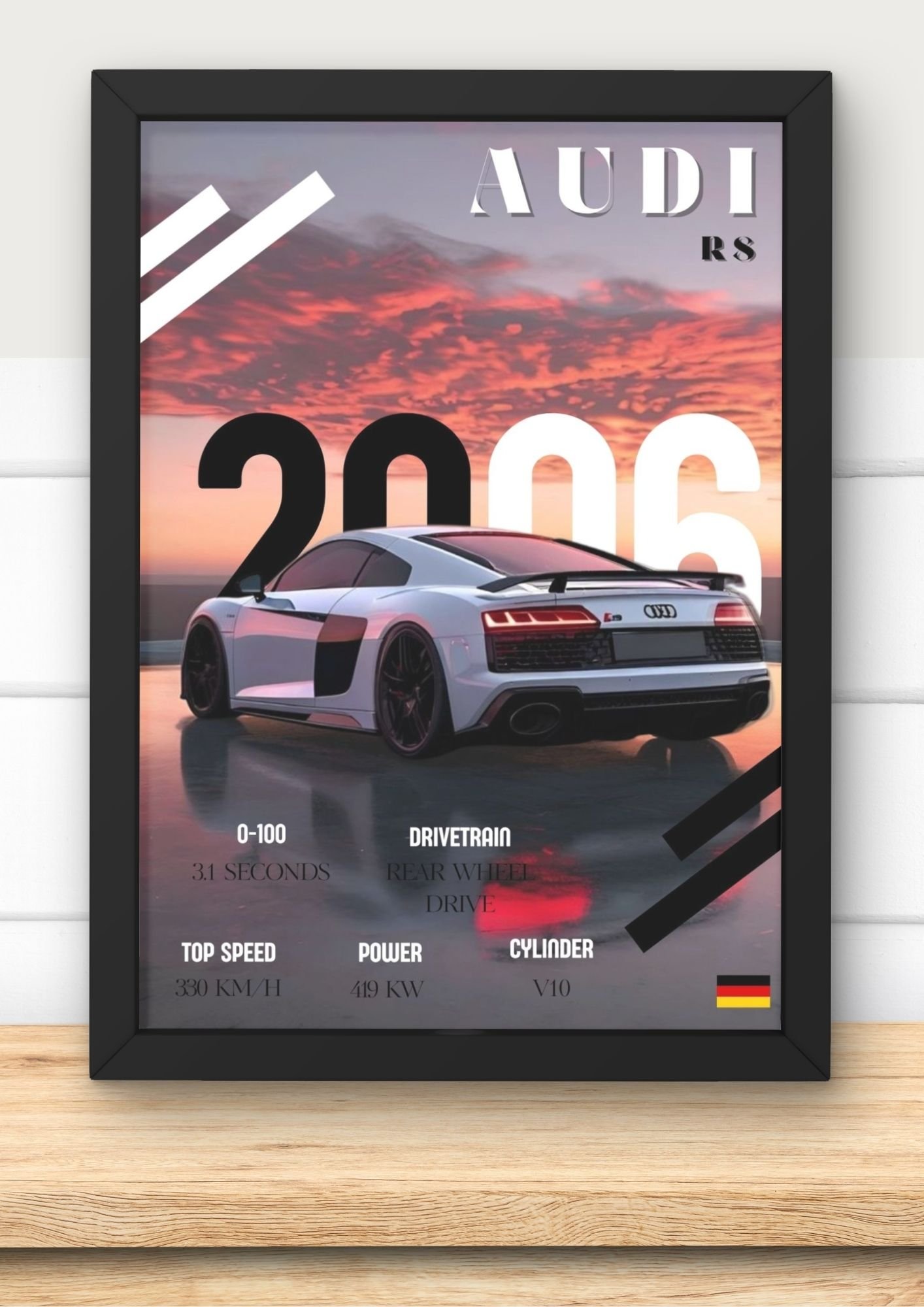 Audi R8 poster - Payhip