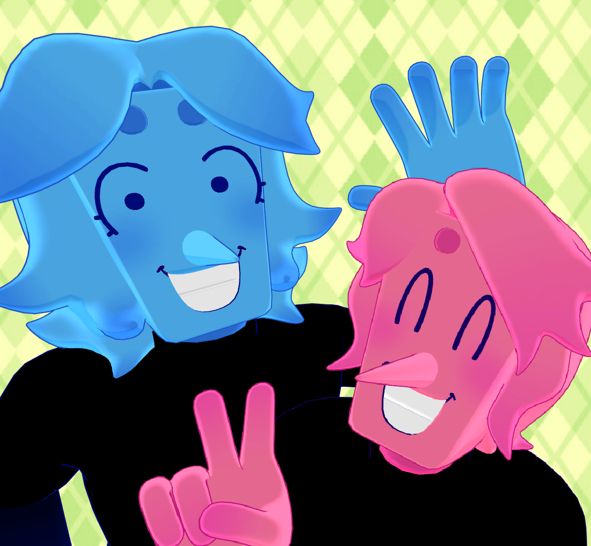 Pink & Blue Addison VRChat Avatar - Deltarune - Payhip