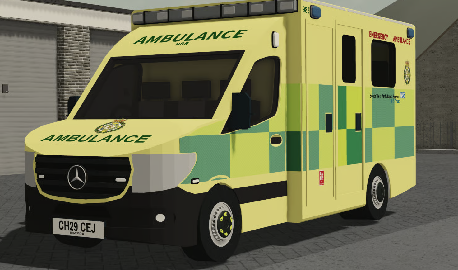 South West Ambulance Service Mercedes Sprinter - Payhip