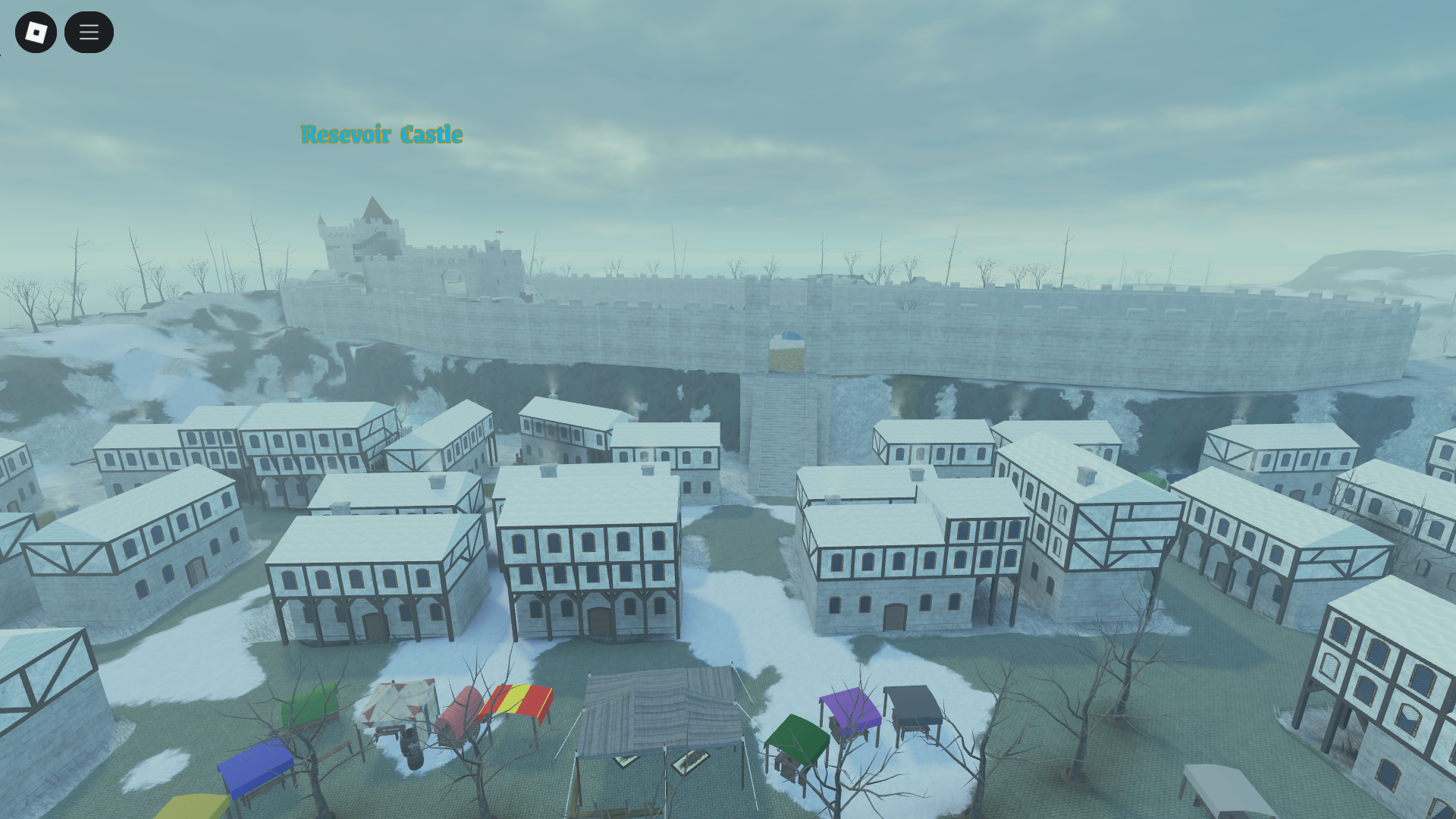 Medieval Kingdom Winter Map – Roblox Snow-Covered Fantasy World
