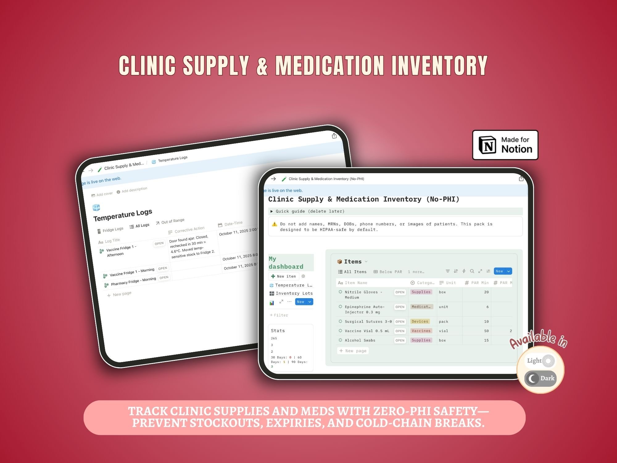 Clinic Supply & Medication Inventory - Payhip