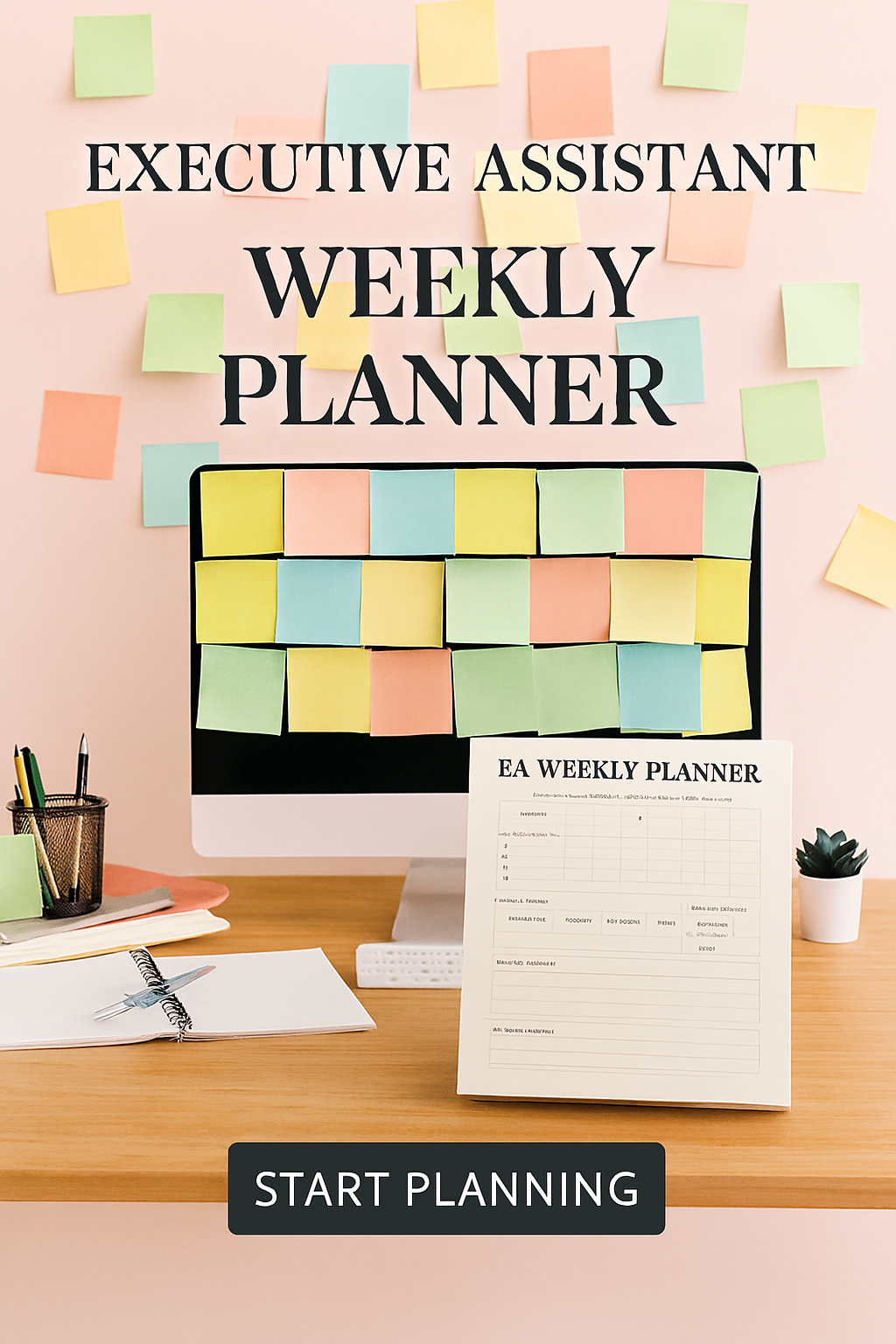 FREE Executive Assistant Weekly Planner (Editable Word/Google Docs)
