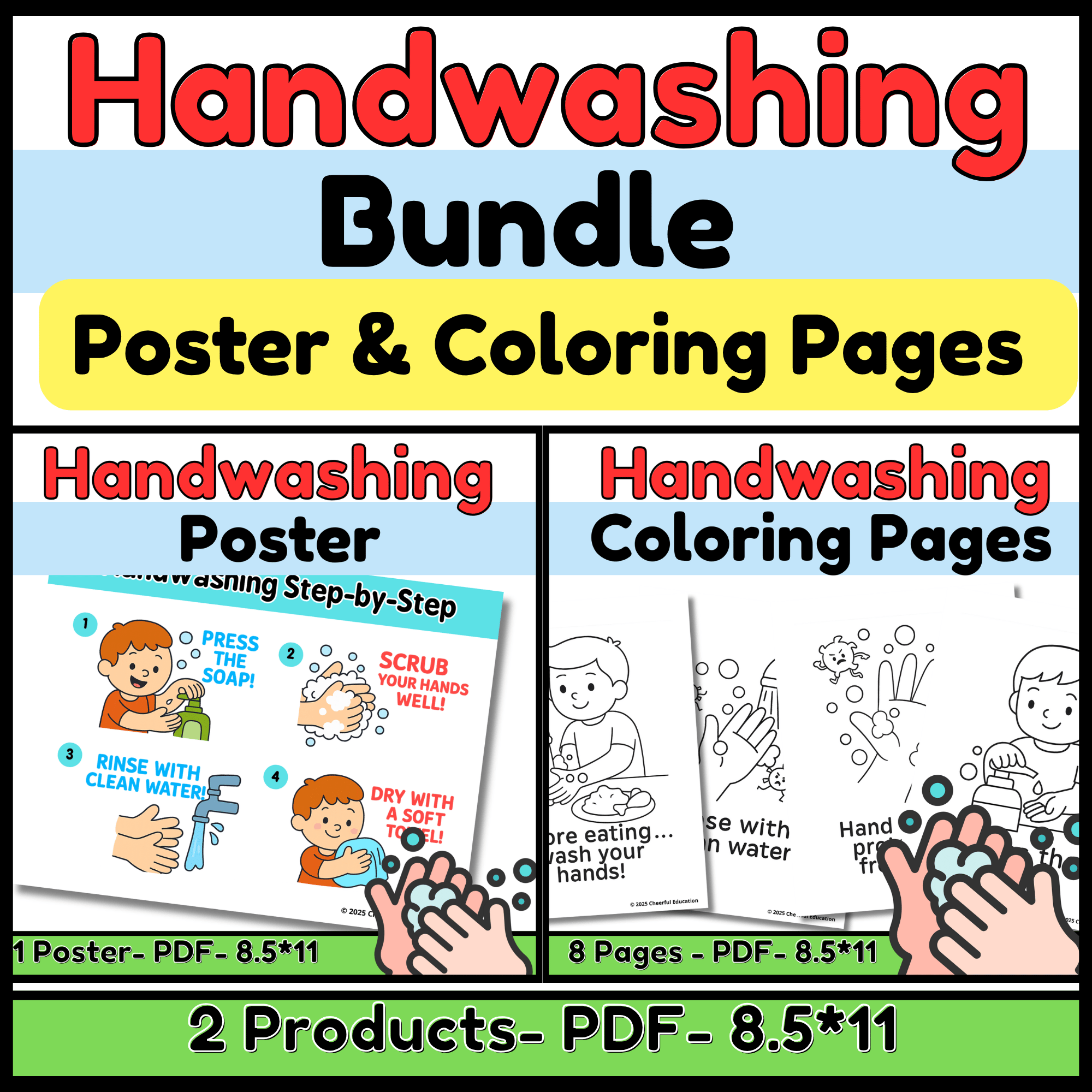 🧼 Teaching Handwashing in a Fun Way for Kids - Payhip