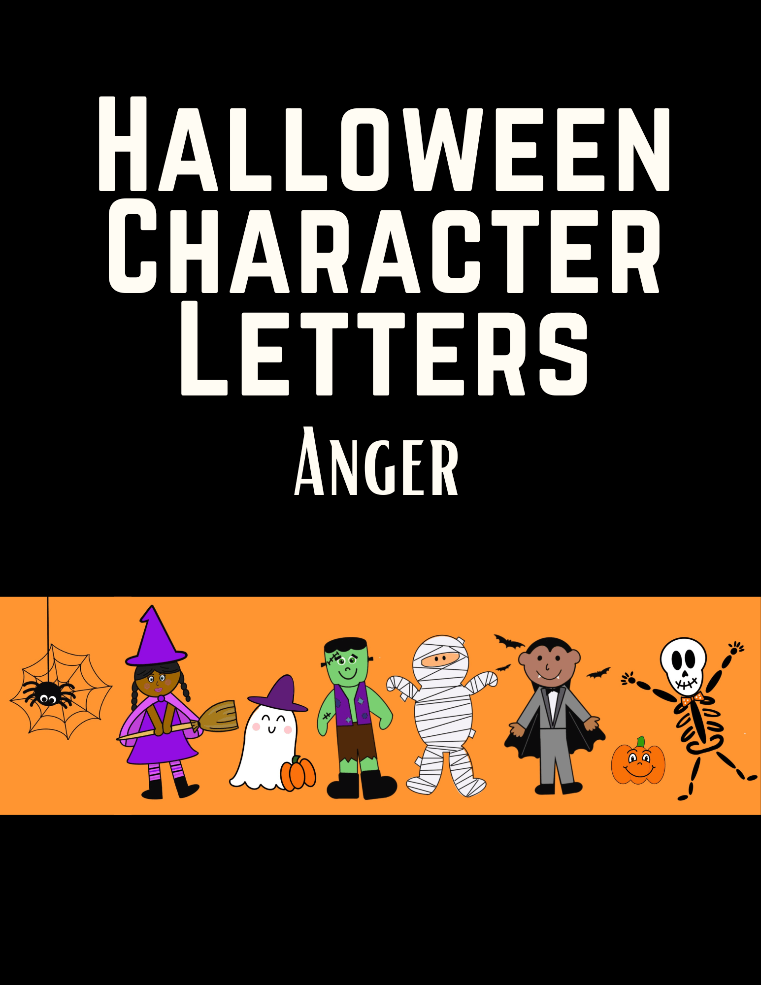 Anger: Halloween Character Feelings Activity - Payhip