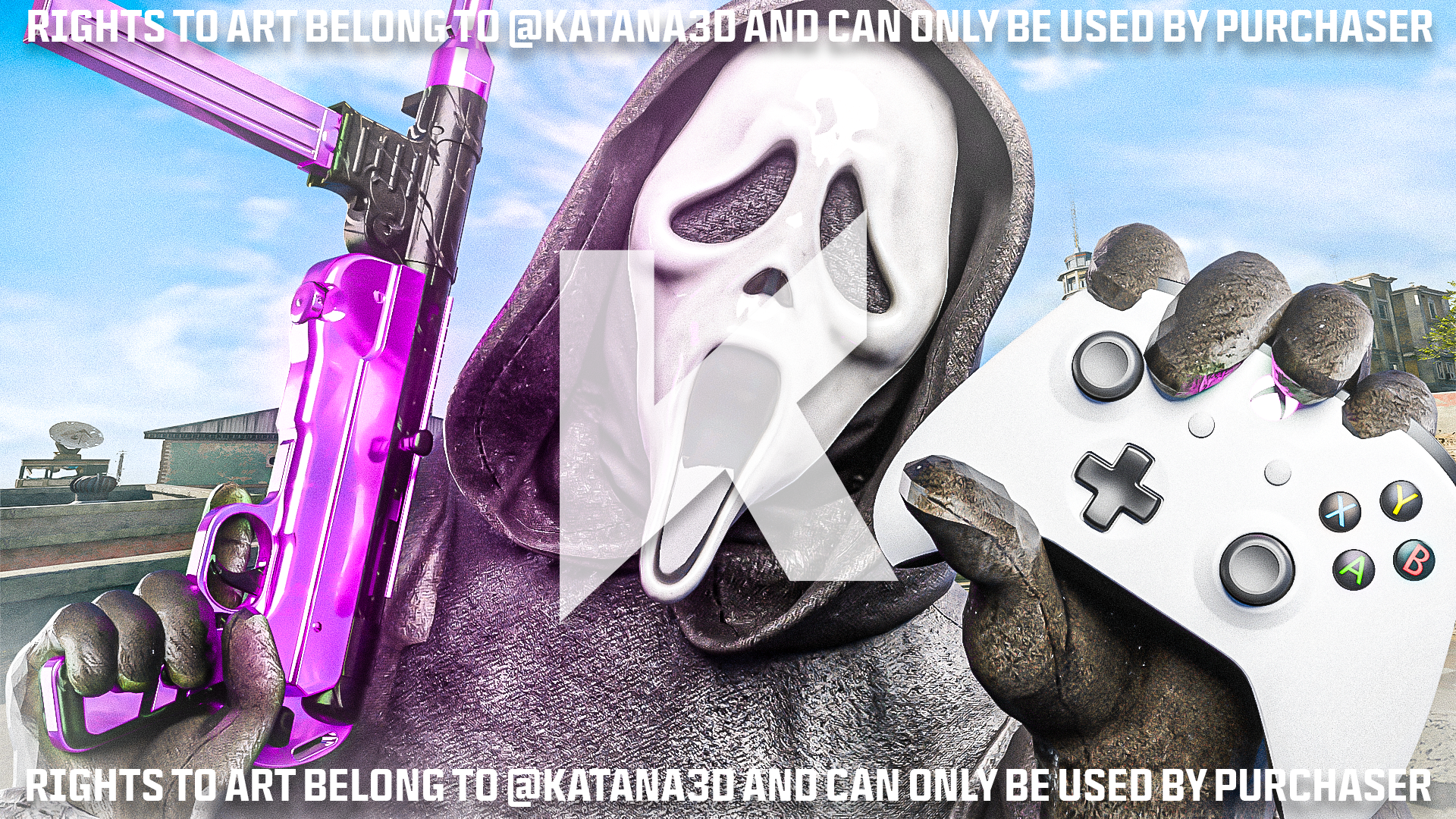 COD/Warzone Thumbnail - Ghostface Dresden/MP40 Xbox Controller - Payhip