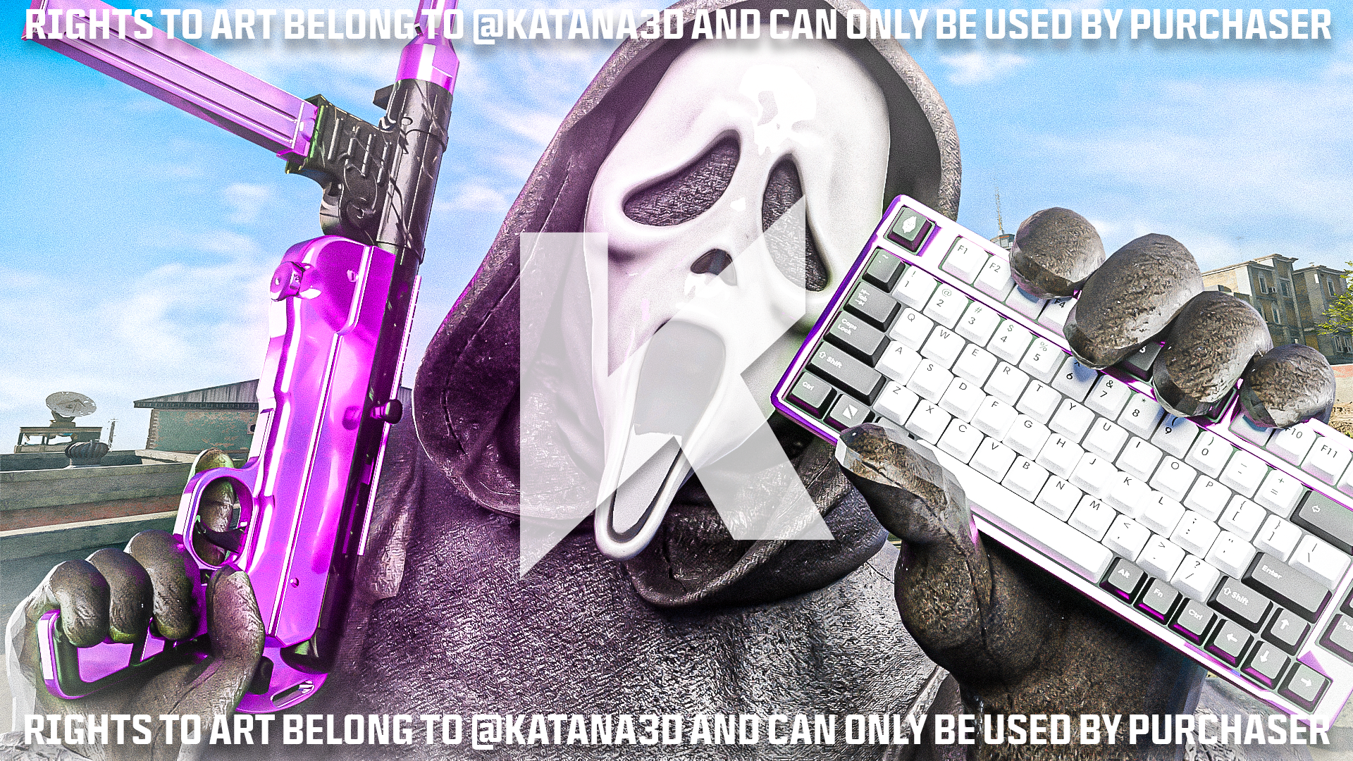 COD/Warzone Thumbnail - Ghostface Dresden/MP40 Keyboard - Payhip