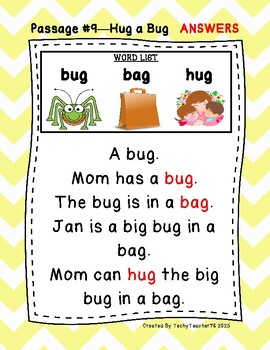 Kindergarten Cloze Reading Passages: Sets #1 -15 - Payhip