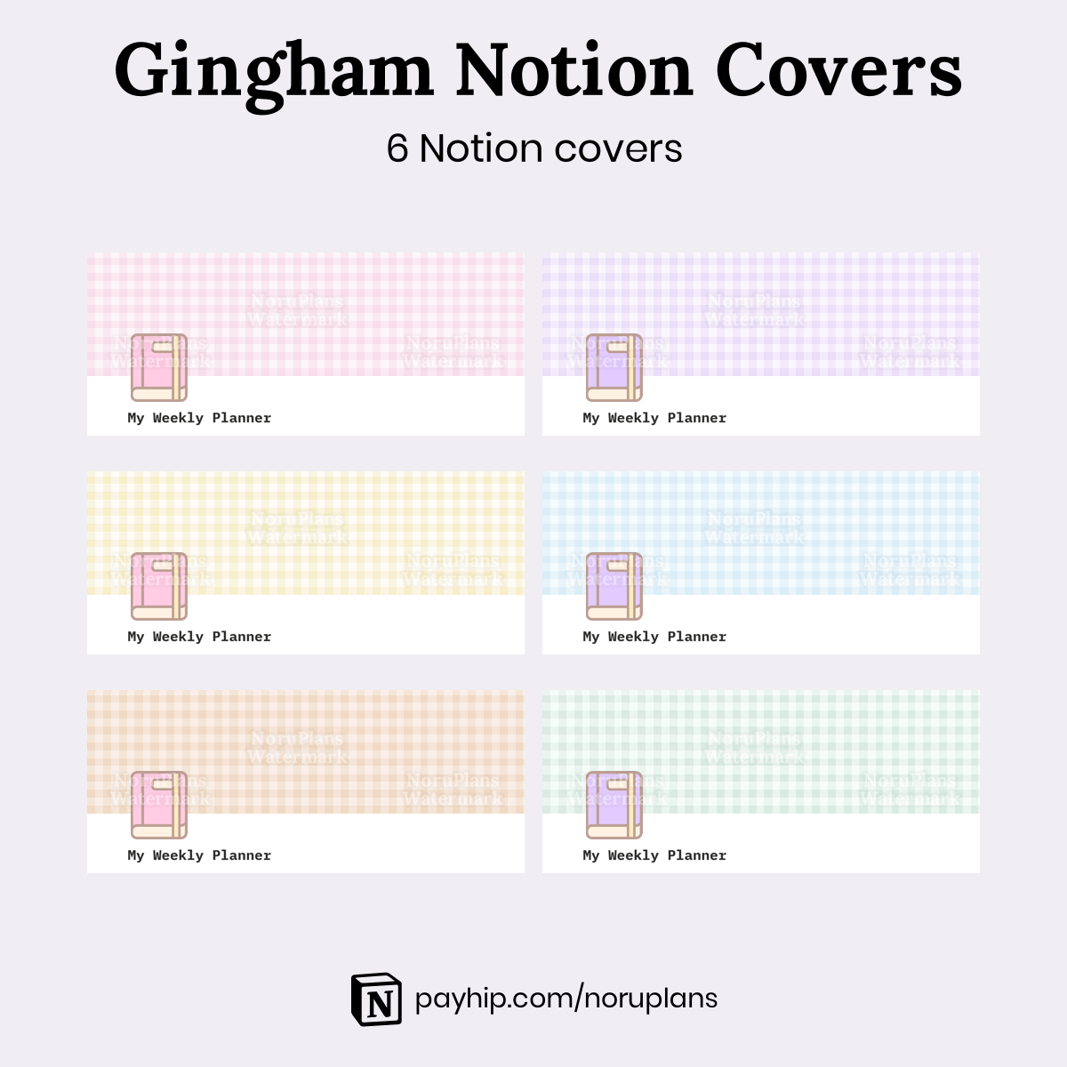 noruplans - Notion Covers - Payhip