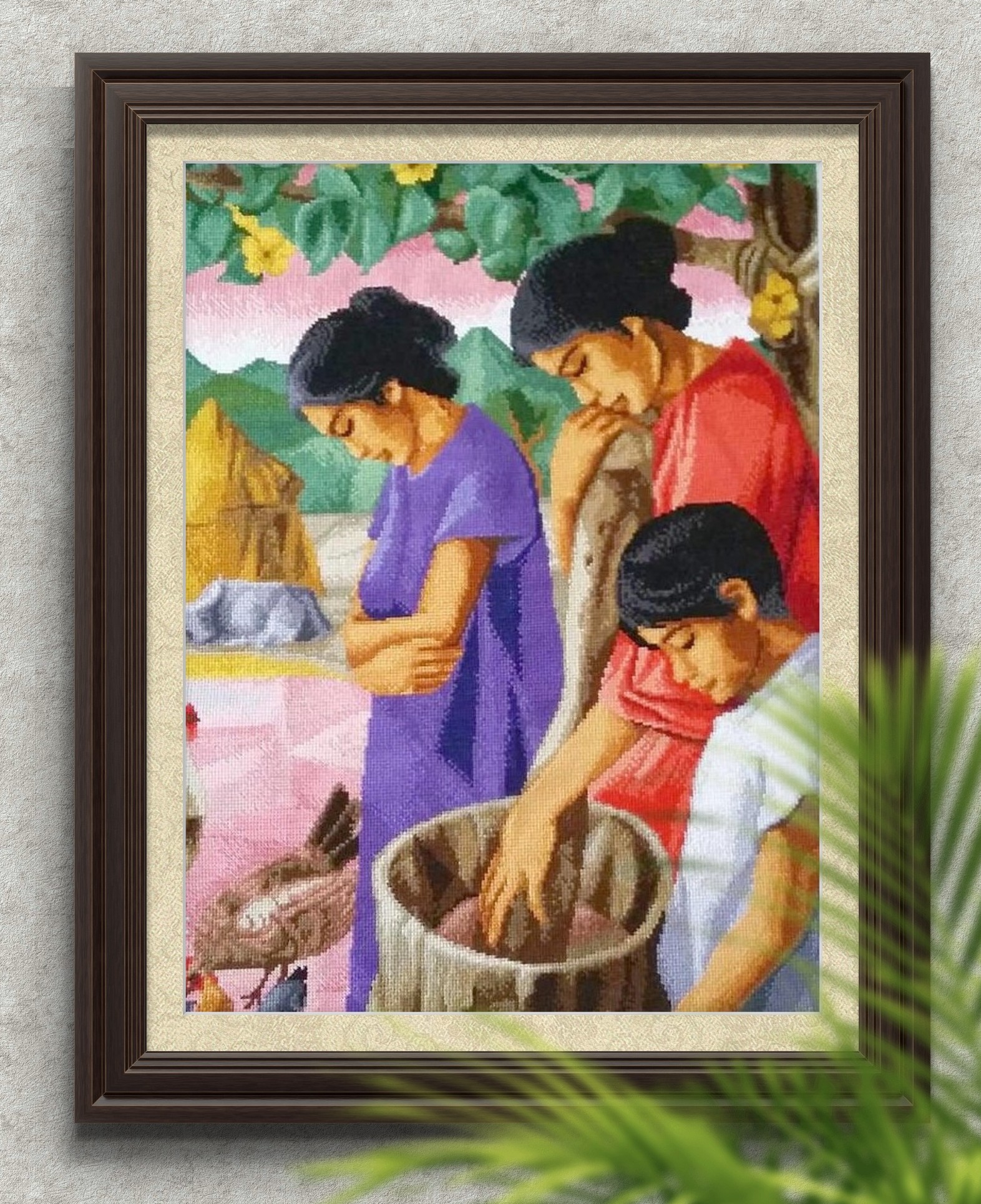 Filipino Art Anghelus Cross Stitch PDF Pattern Downloadable File - Payhip