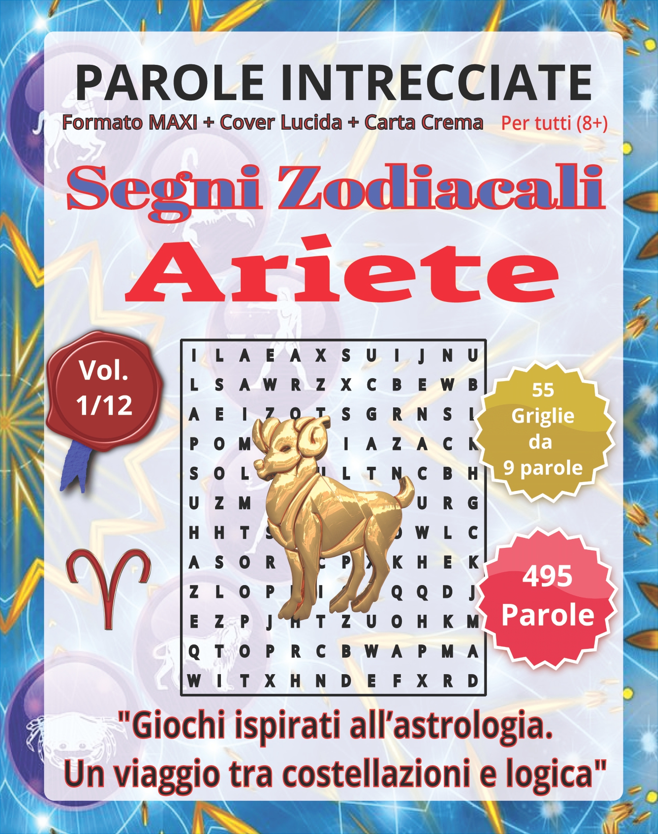 Ariete - Parole Intrecciate per tutti (8 )- Segni Zodiacali - Puzzle da ...