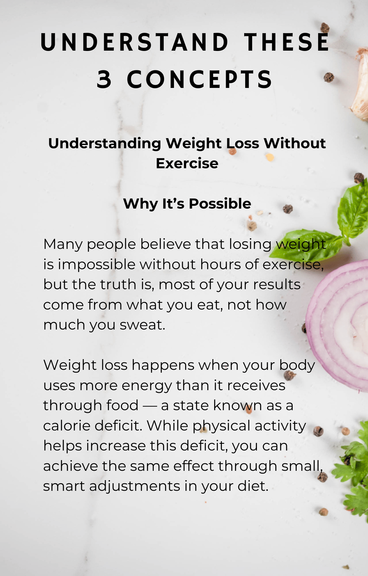 7 Easy And Practical Diets To Lose Weight Without Exercise - Payhip
