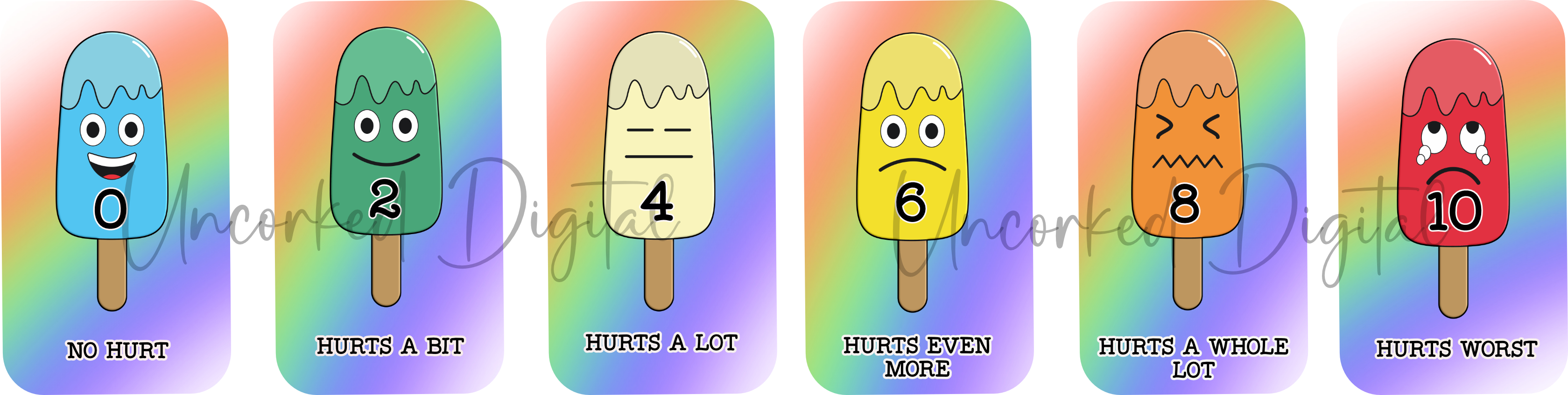 Child Visual Pain Rating Scale (woodform) - Payhip
