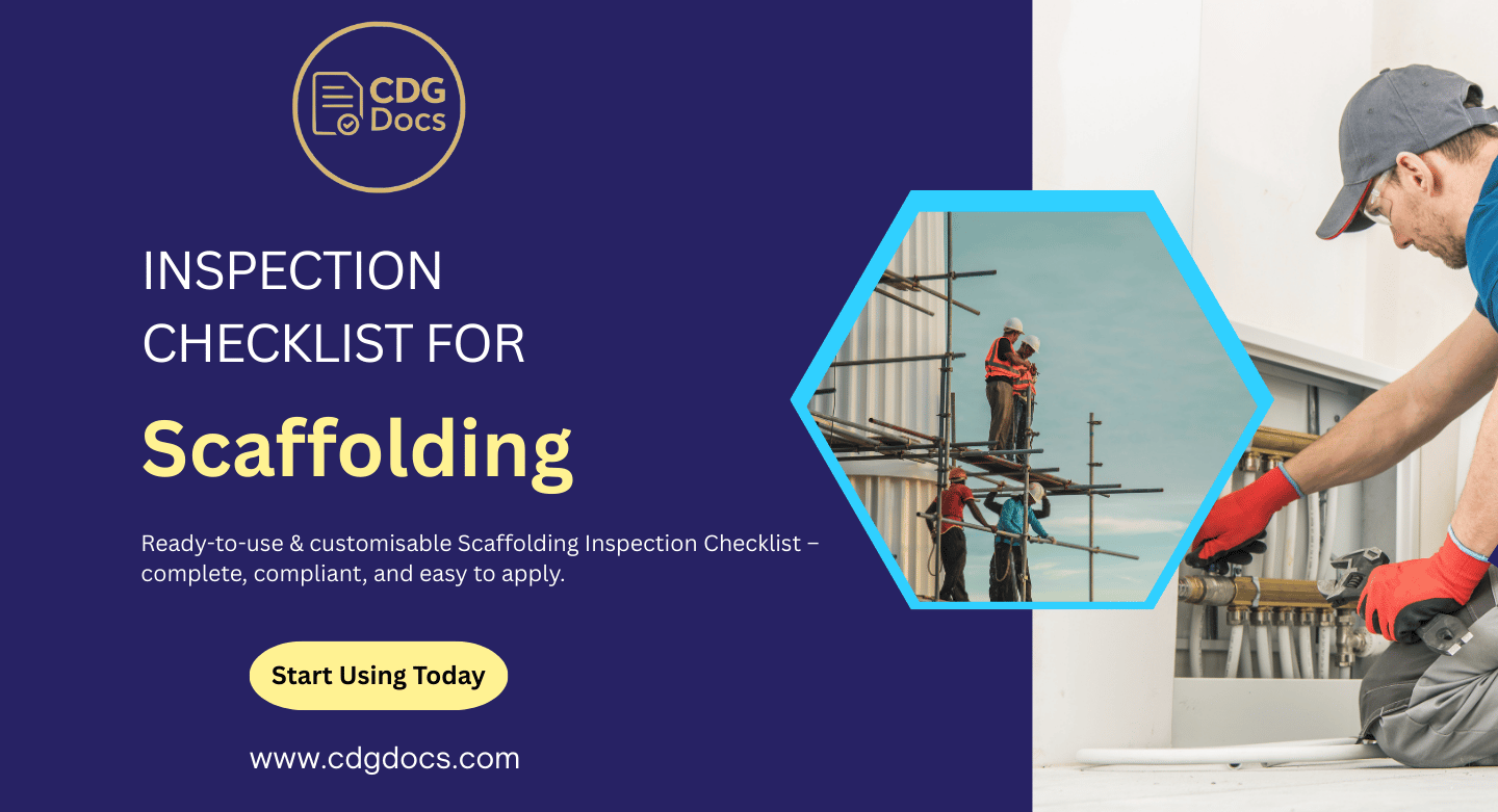 Scaffolding Inspection Checklist