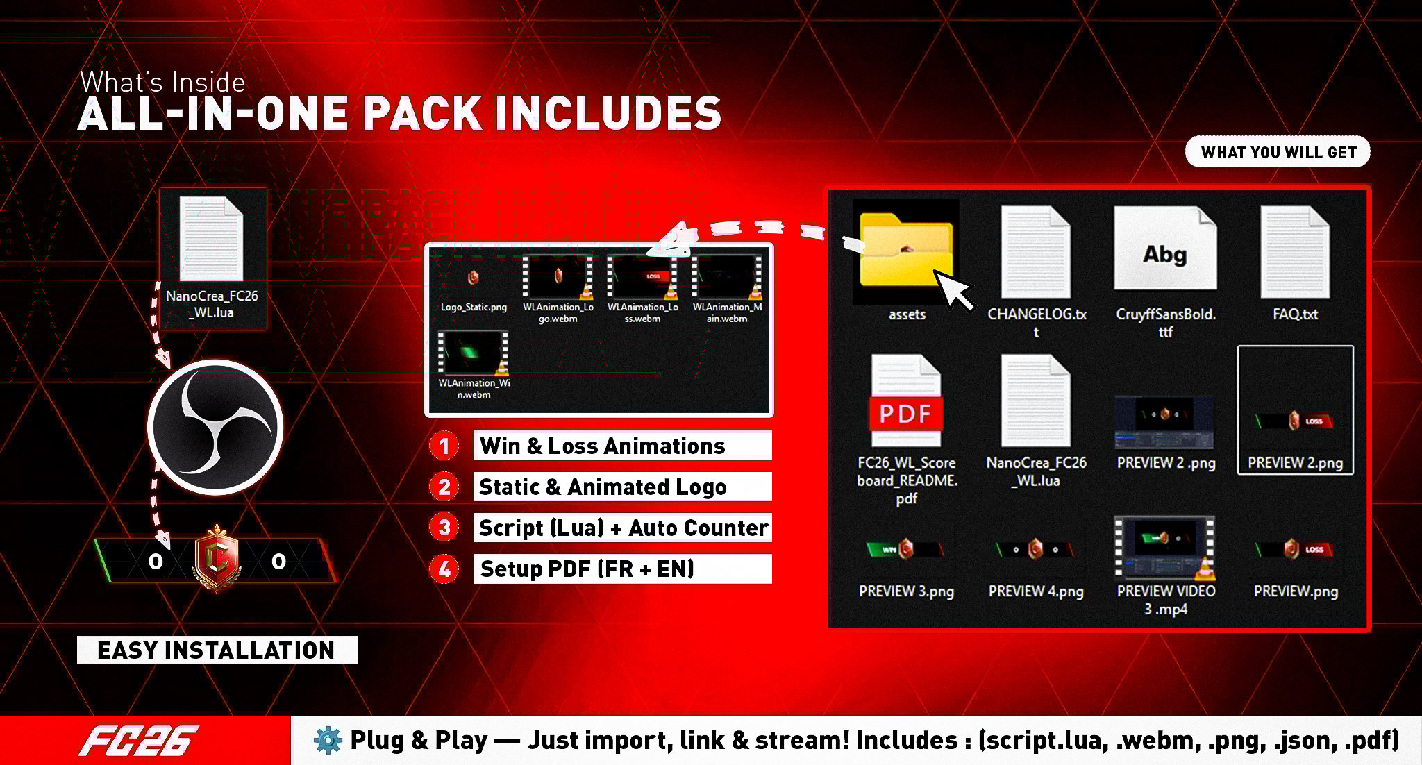 FC26 SCOREBOARD – WEEKEND LEAGUE COUNTER (PREMIUM)