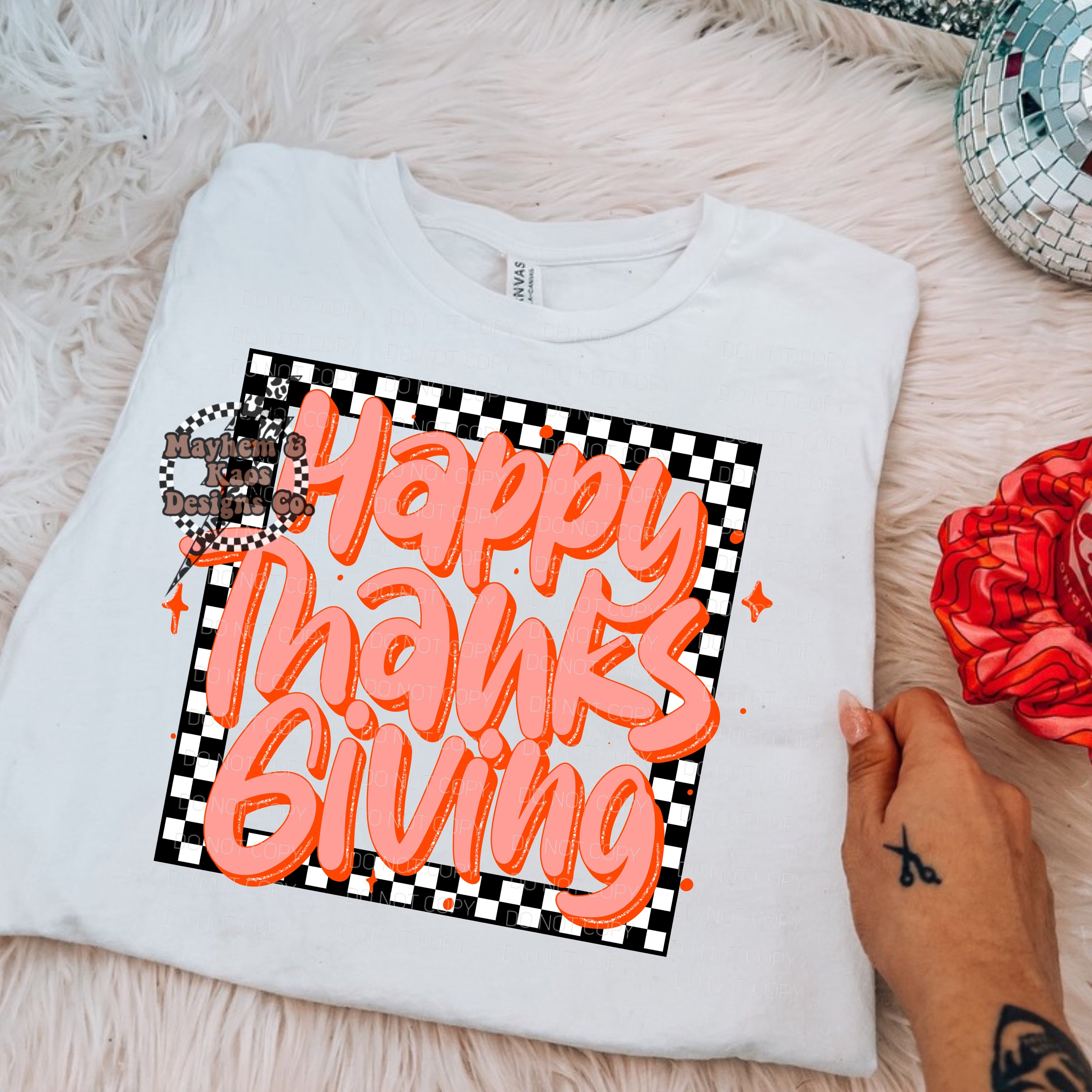 Happy thanksgiving checkered - Payhip