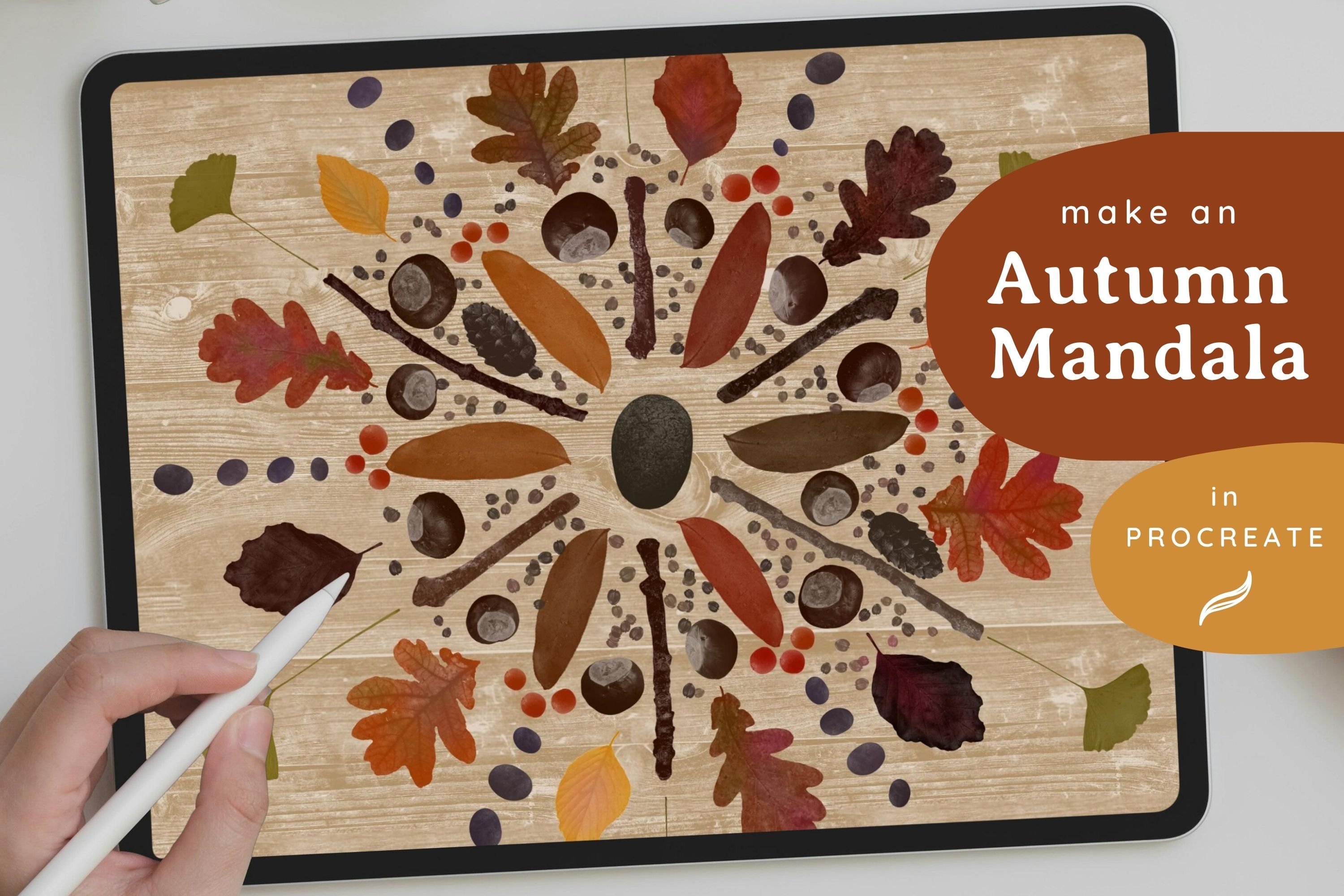 Create an Autumn Nature Mandala