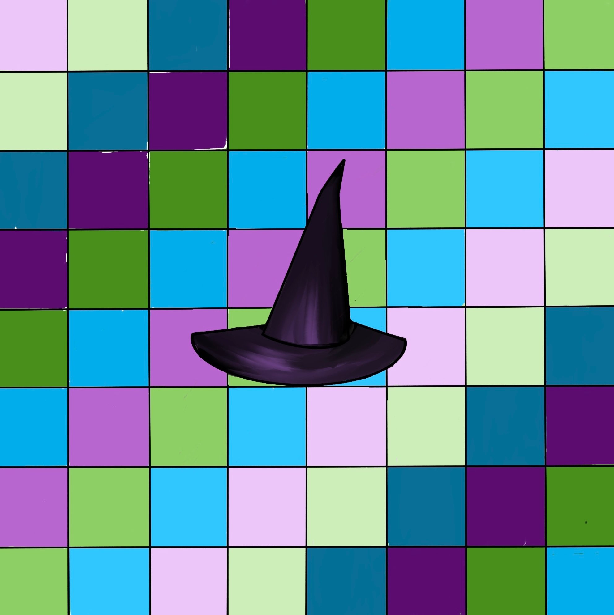 Witch Hat Checkered - Payhip