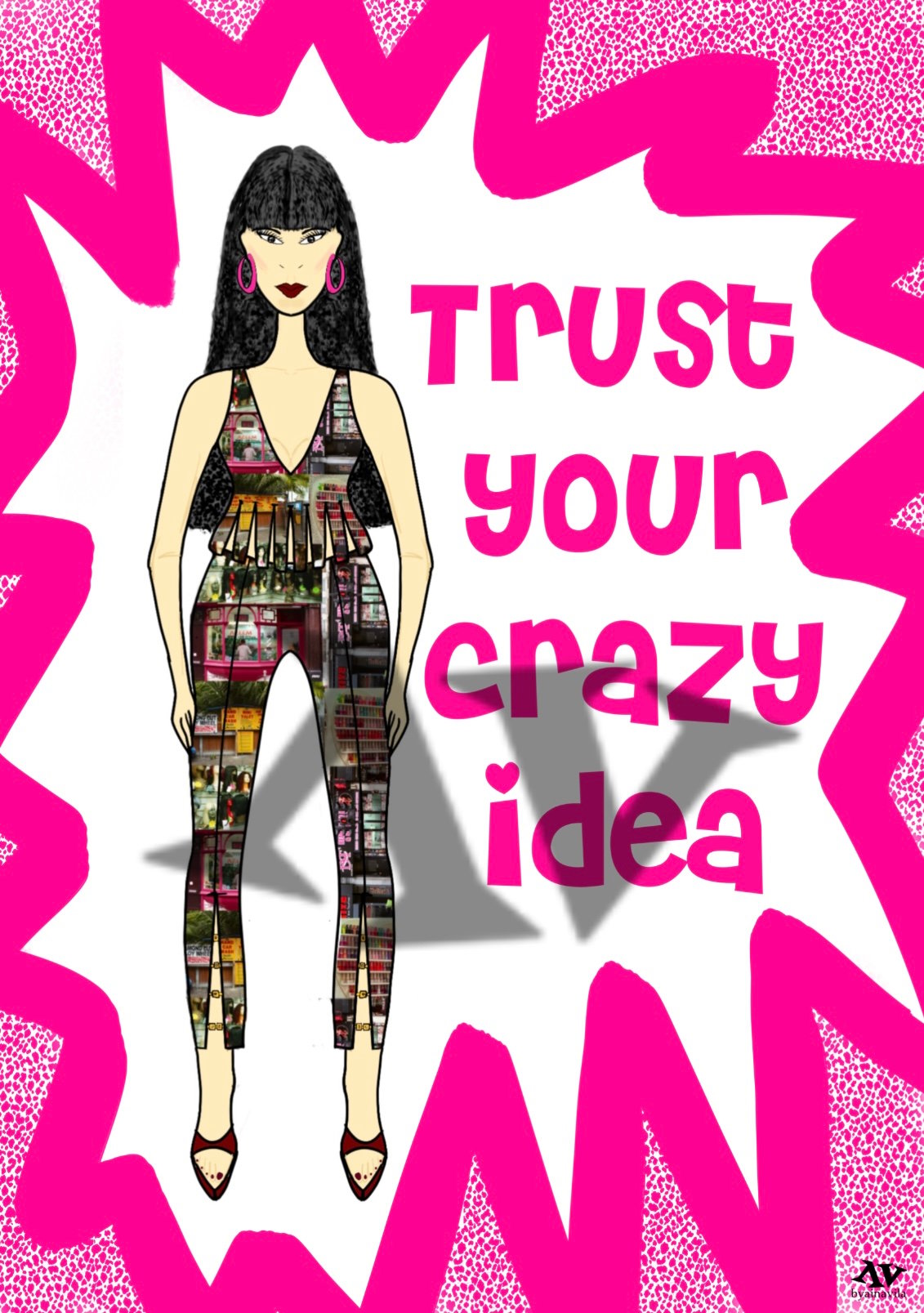 Trust Your Crazy Idea Digital Print – Motivational Wall Art ...