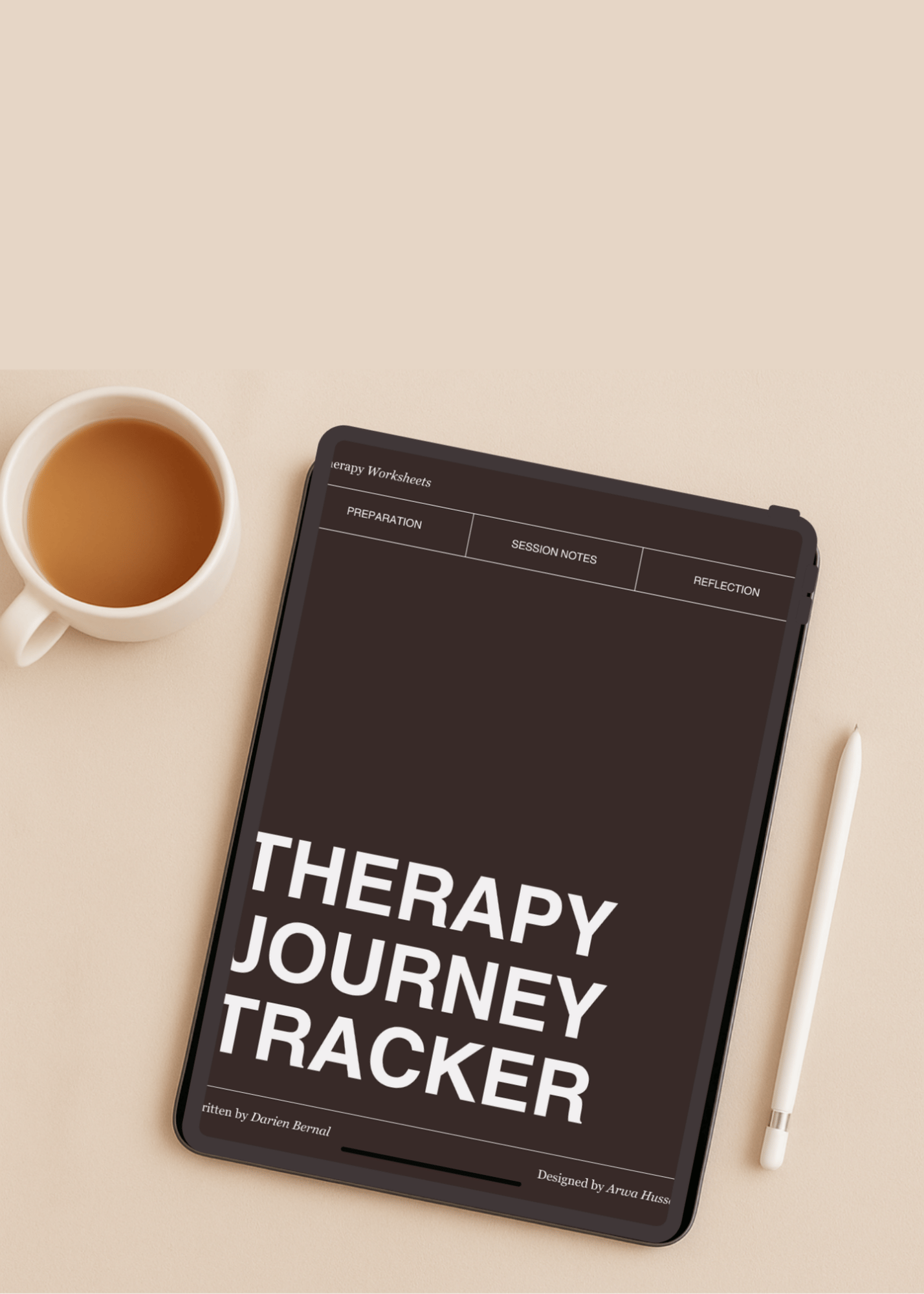 Therapy Journey Tracker – Printable & Digital Guided Journal for ...