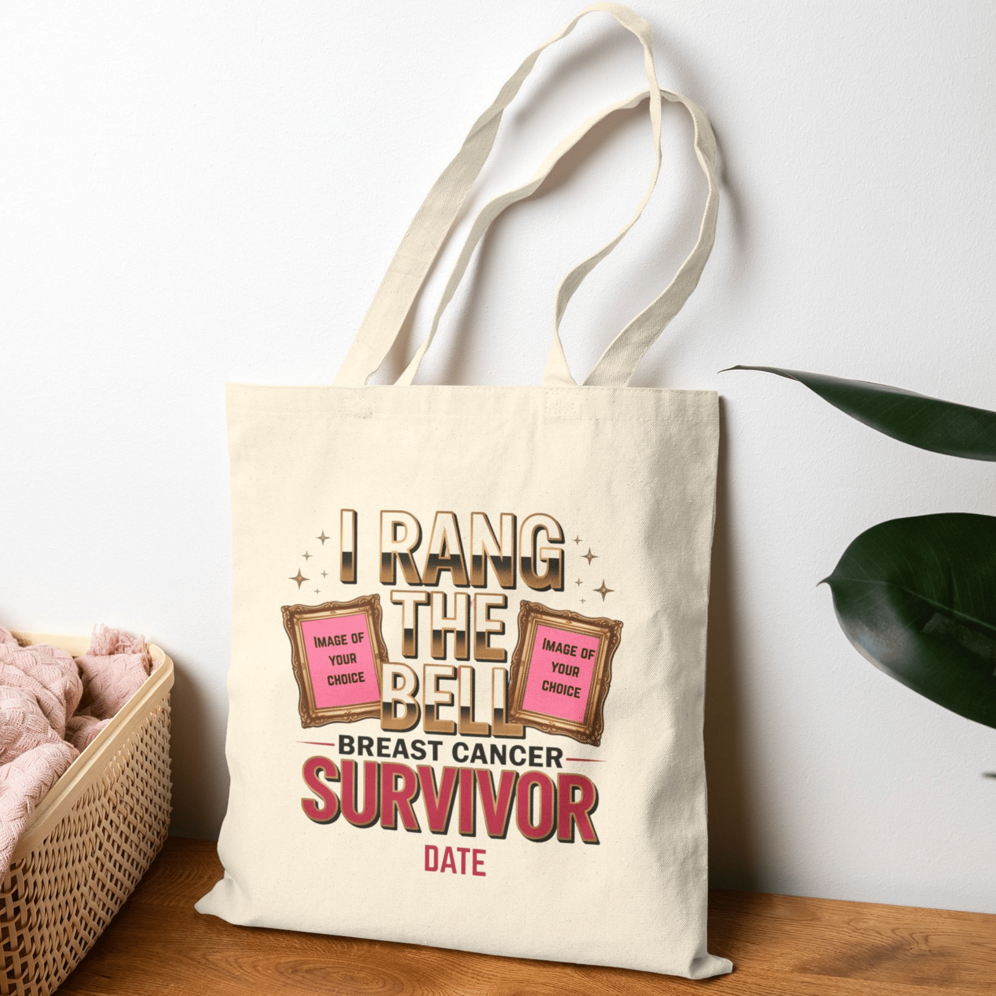 Bell Ringer Survivor Tote – Breast Cancer Awareness Gift - Payhip