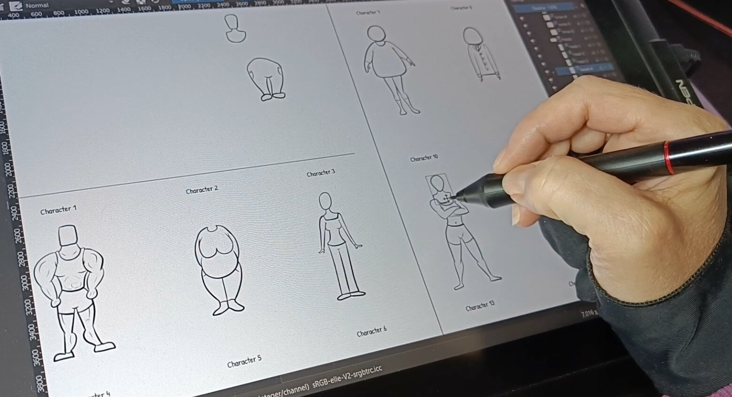How To Draw A Cartoony Body Without Breaking A Sweat 🫰- Tutorial PDF ...
