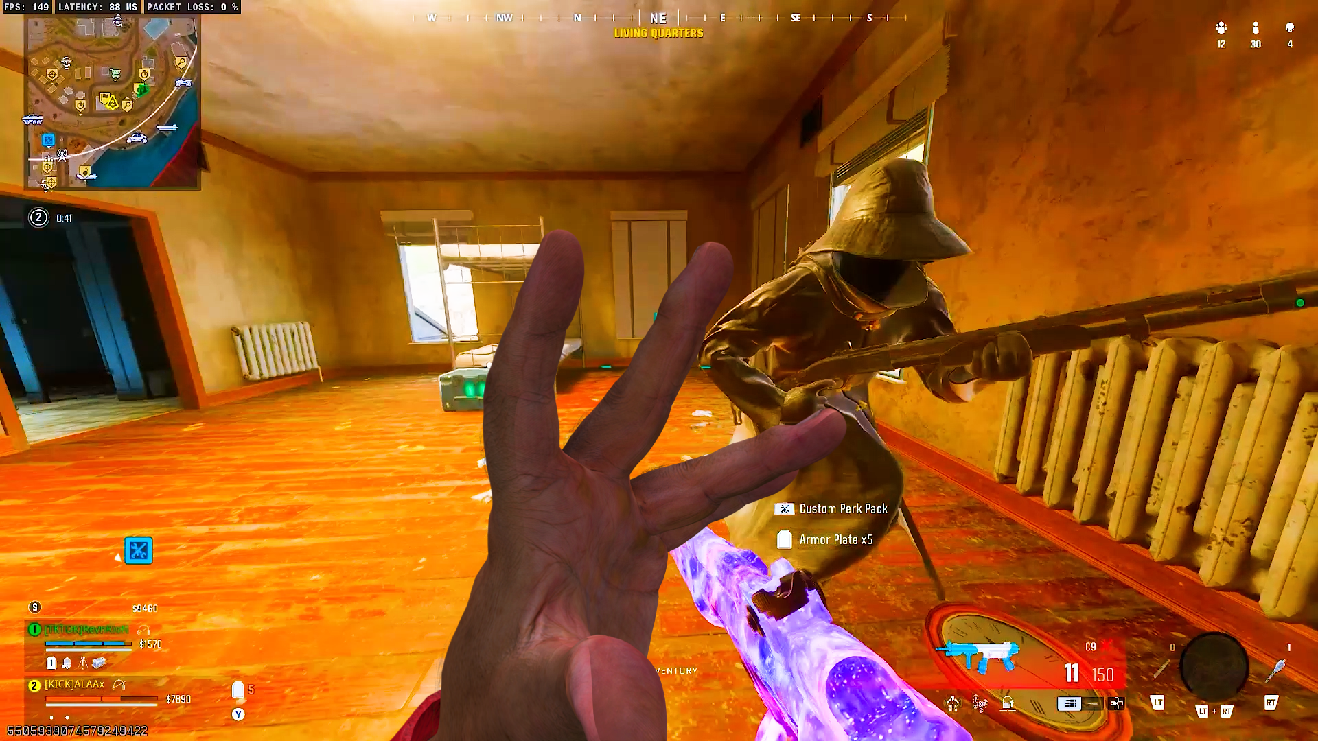 Nose Finger Wiggle Hand Gesture