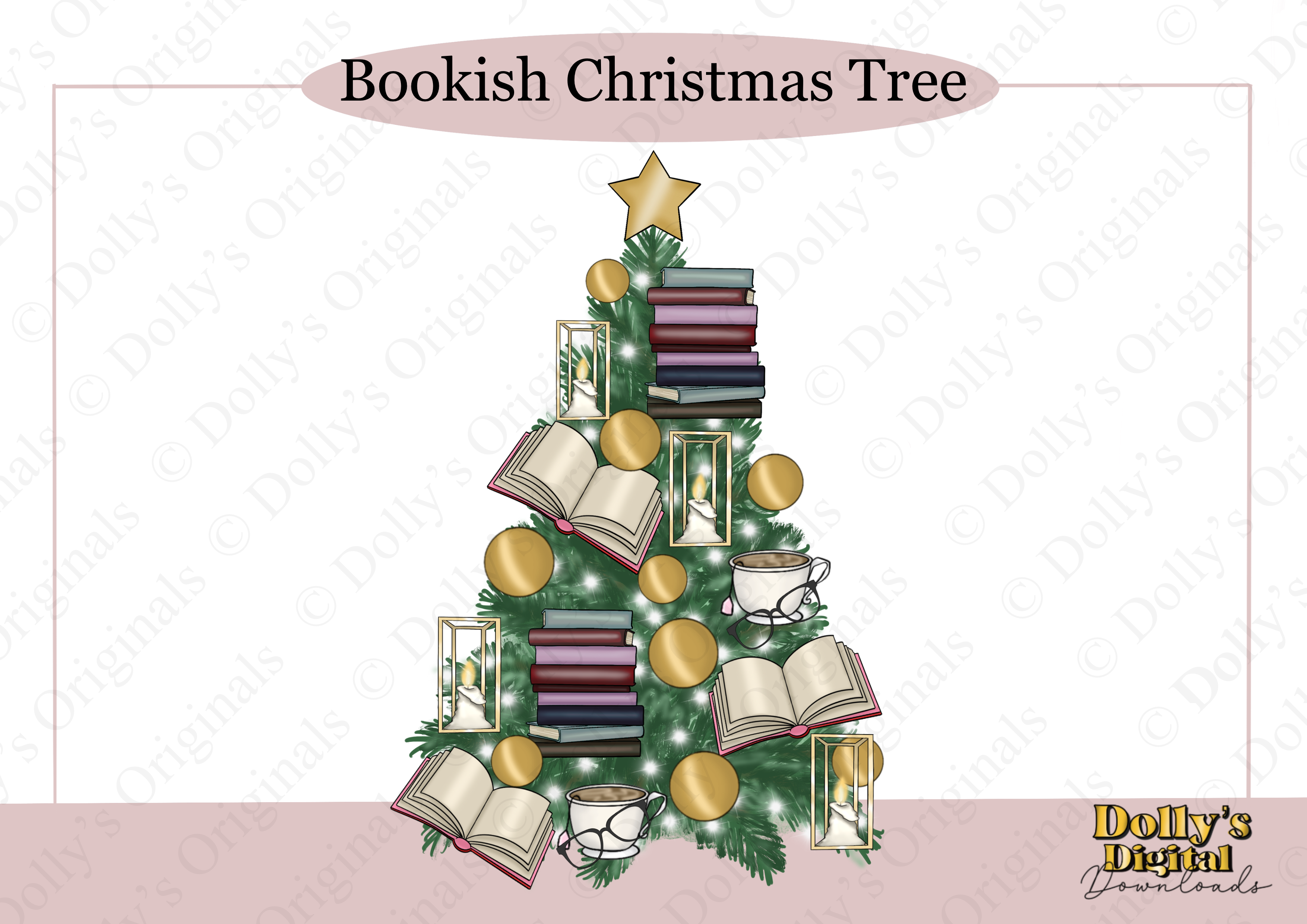 Bookish Christmas Tree - Payhip