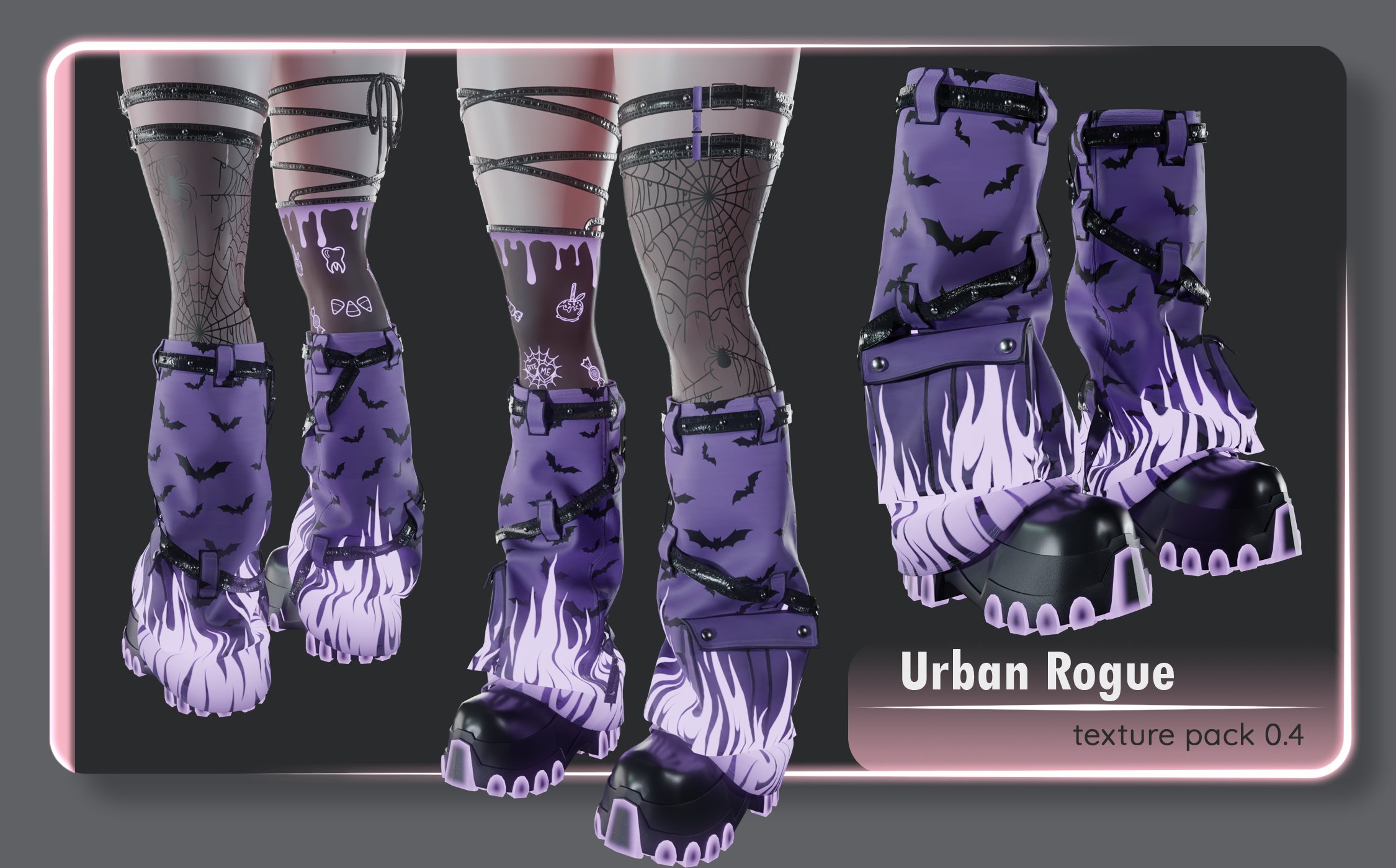 URBAN ROGUE shoes set TEXTURE PACK 0.4 - Payhip