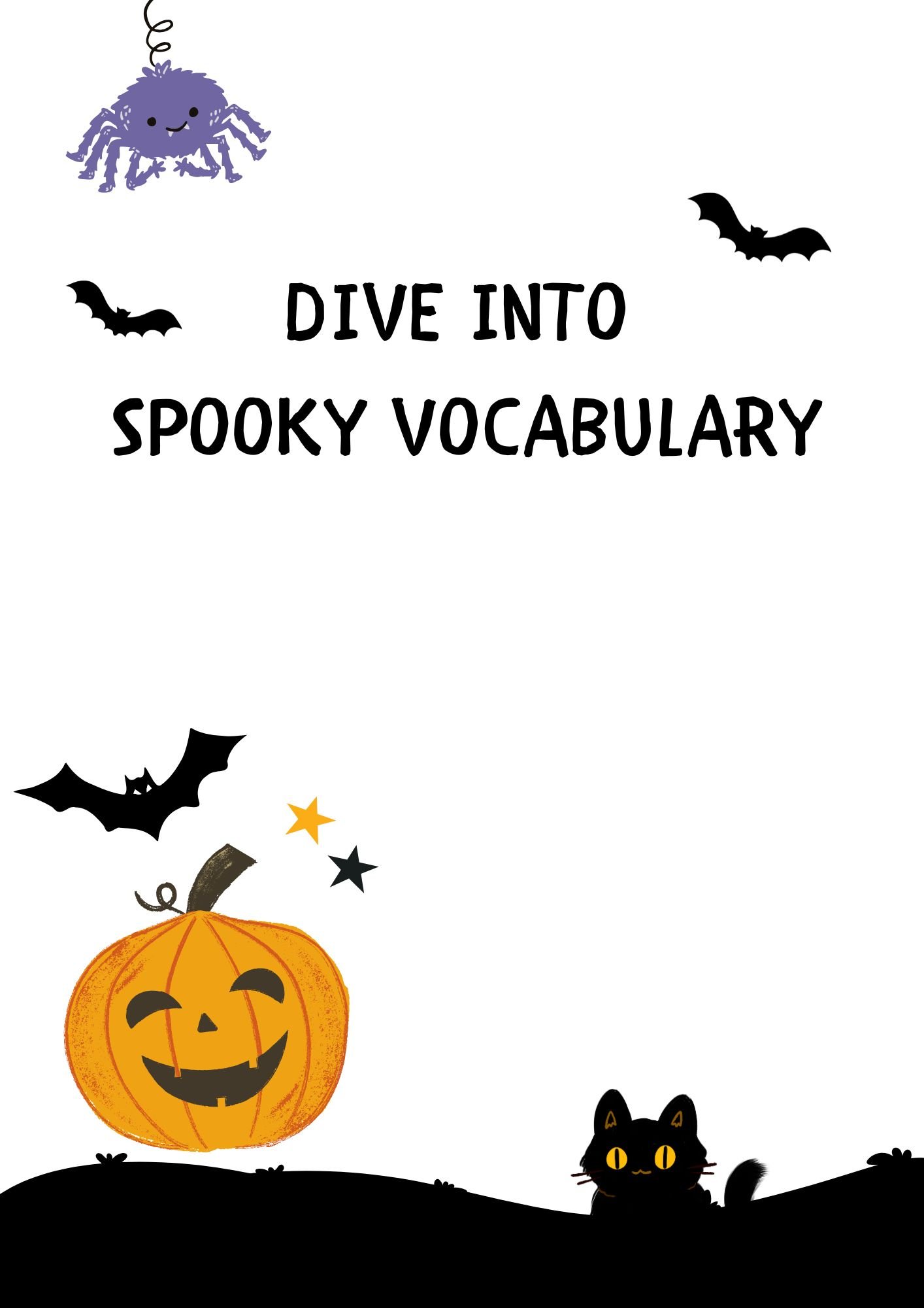 Spooky Vocabulary Practice - Payhip