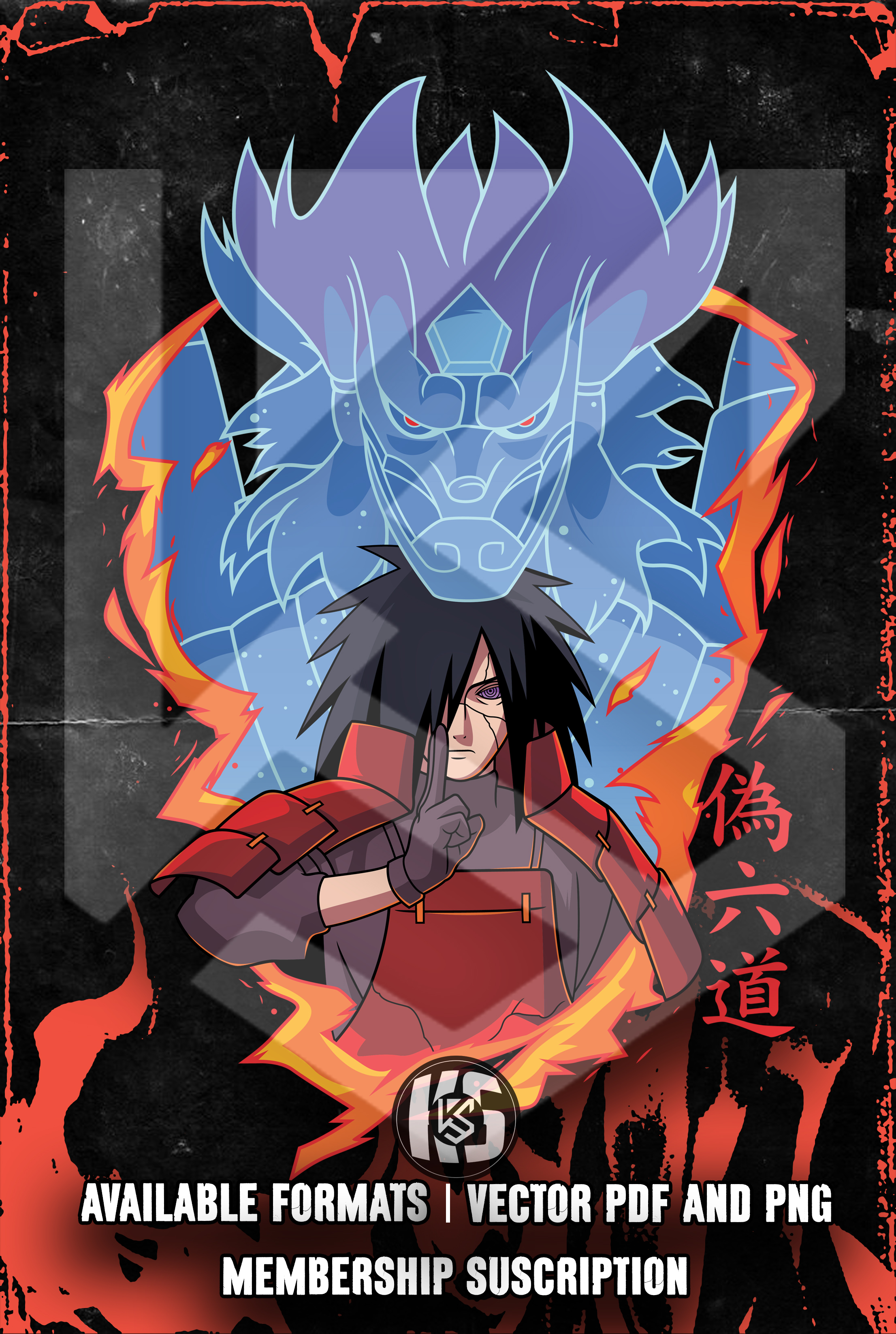 Anime Vector – Madara Uchiha 🔥⚡ - Payhip