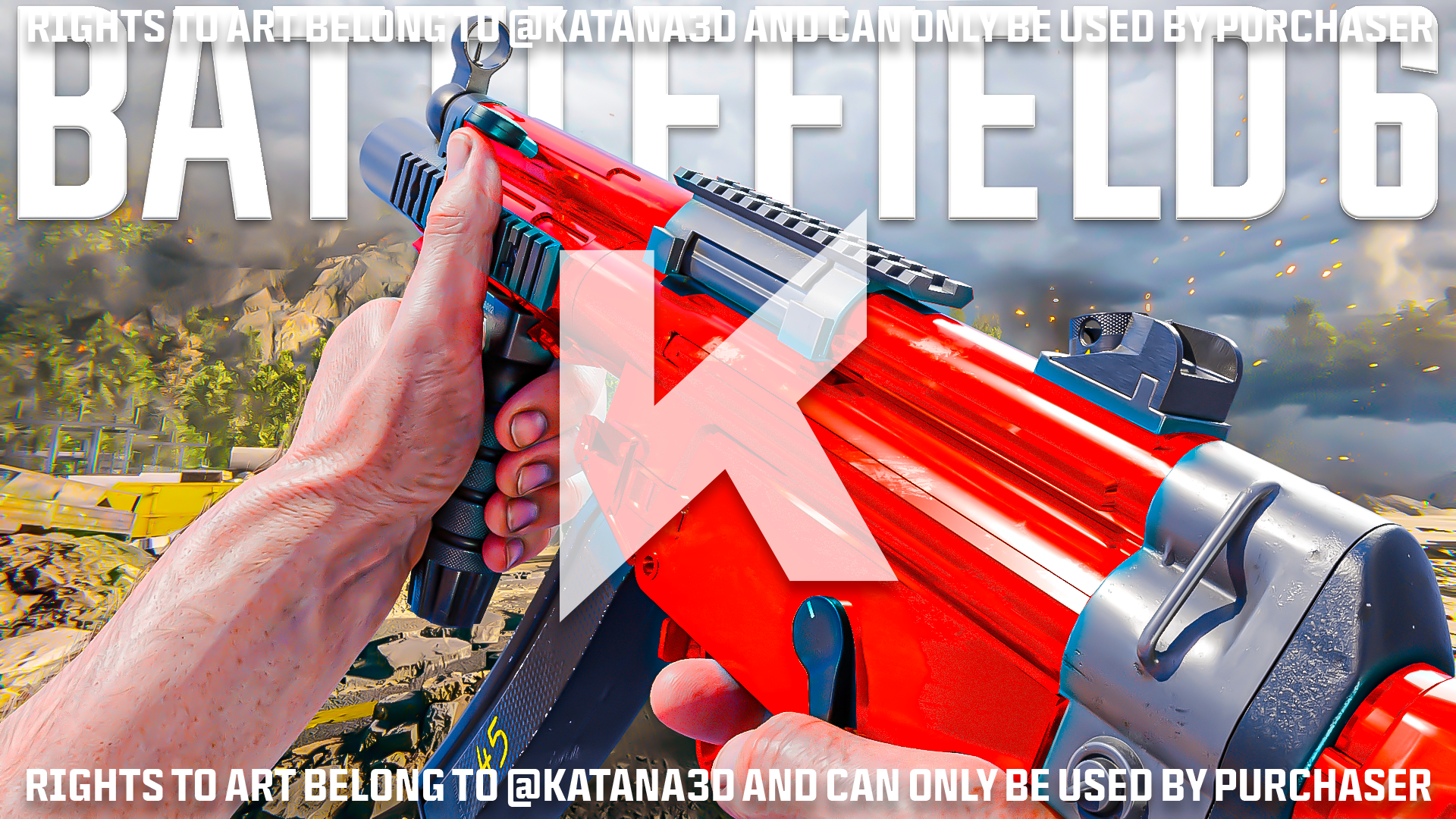 BF6 Battlefield Thumbnail - Black PW5A3 (Text NO Text) - Payhip