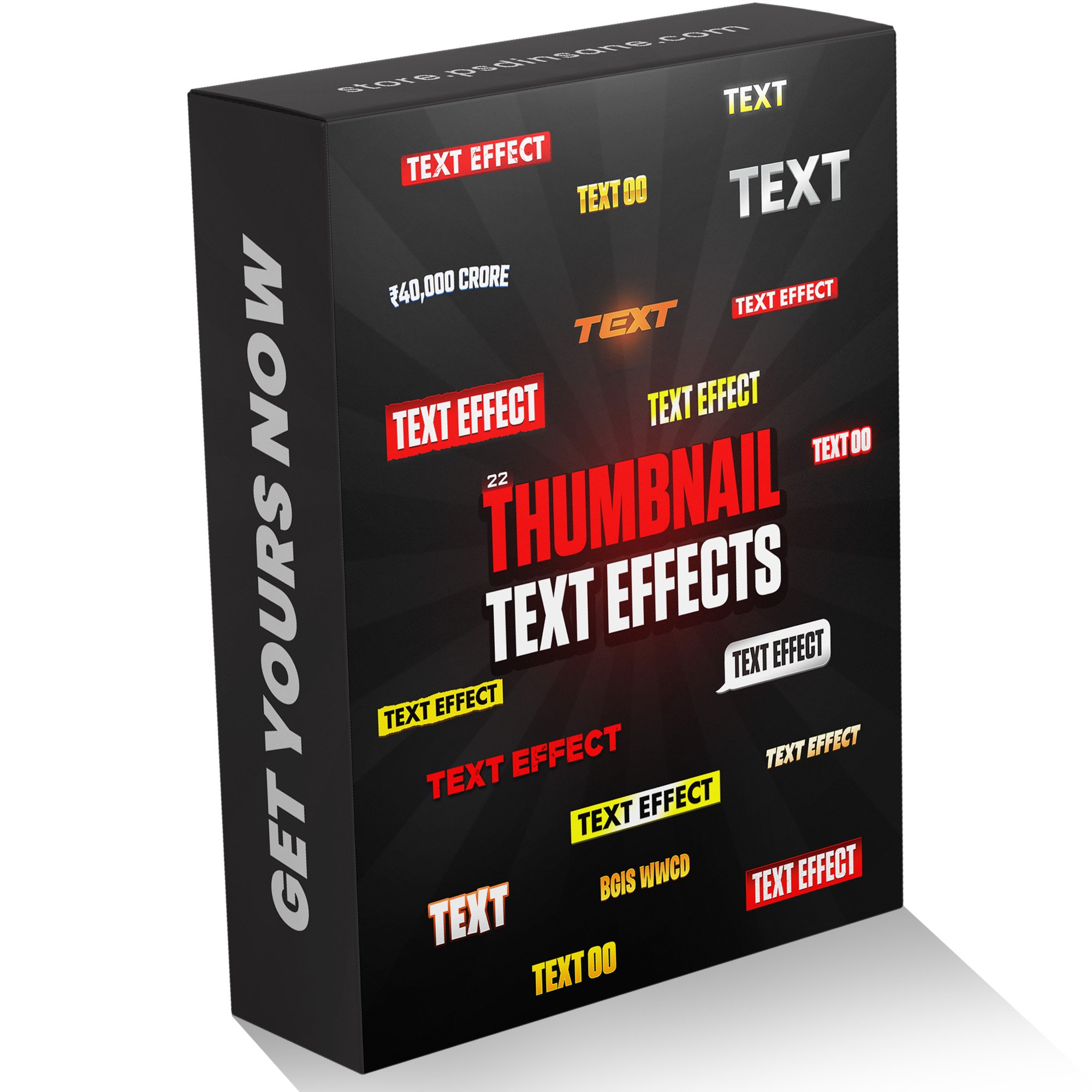Insane Thumbnails Text Effect