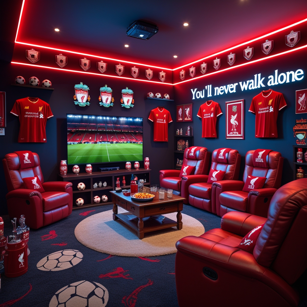 Liverpool FC themed man cave - Payhip