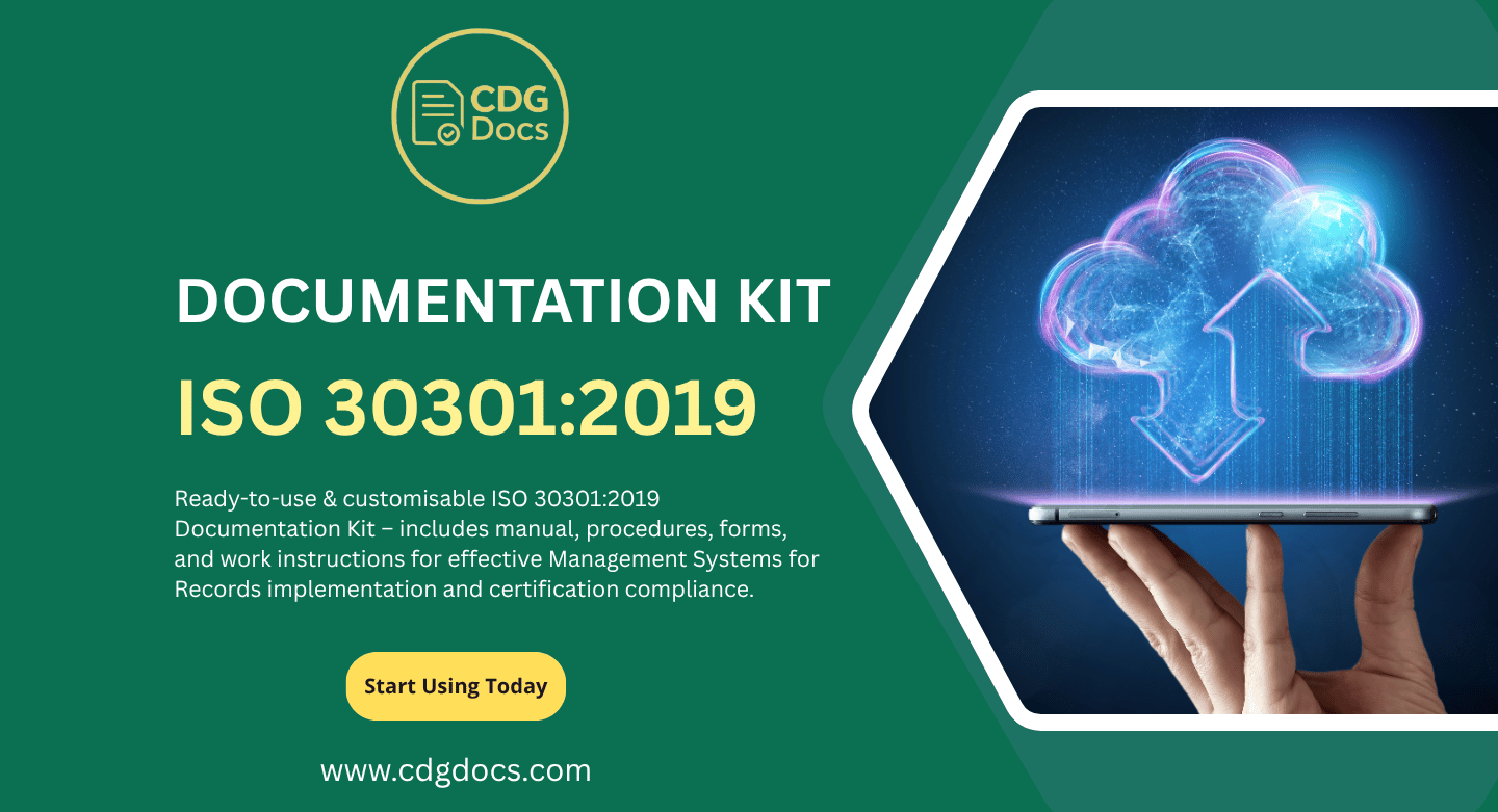 ISO 30301:2019 Documentation Kit