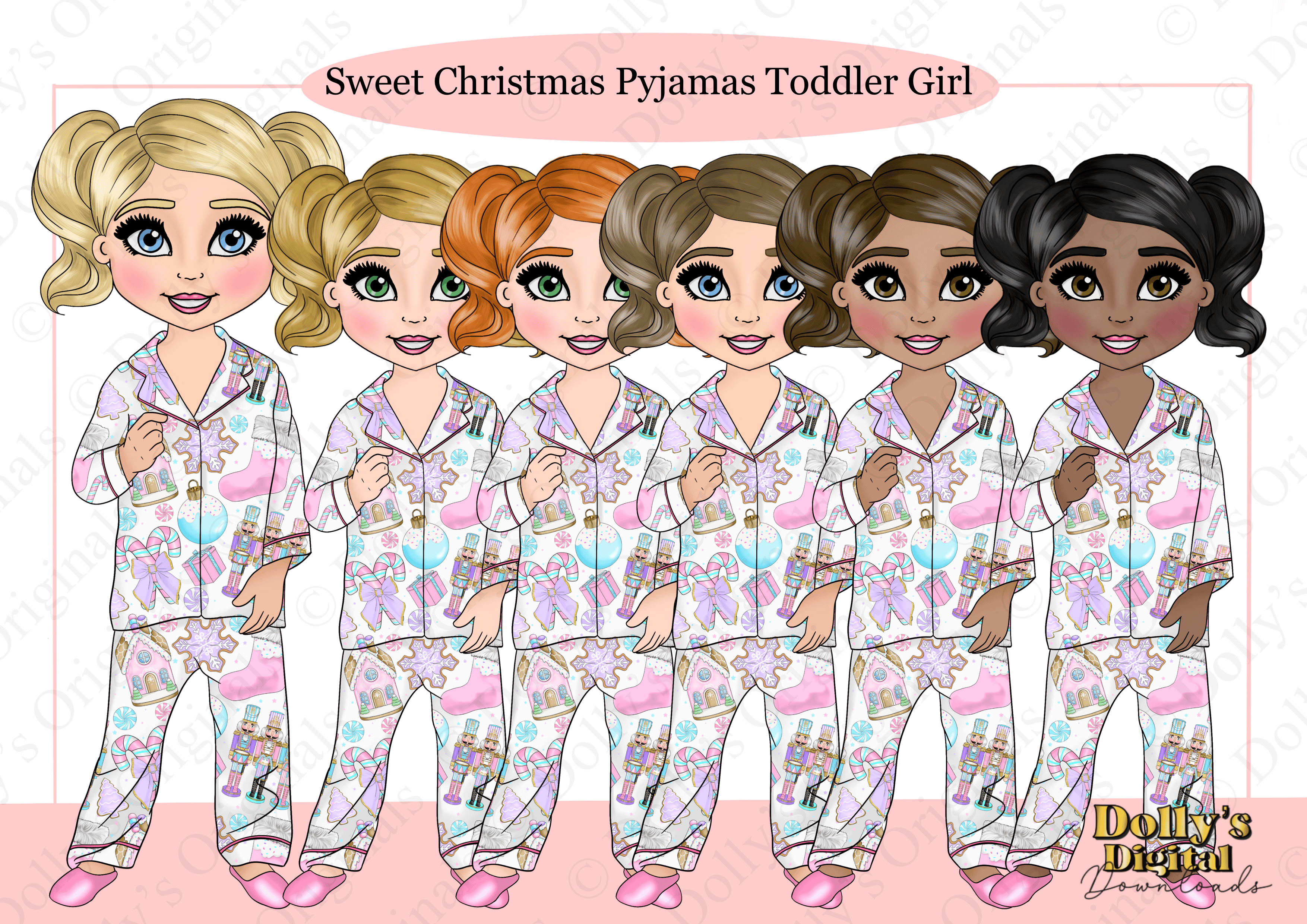 Sweet Christmas Pyjamas Toddler Girl - Payhip